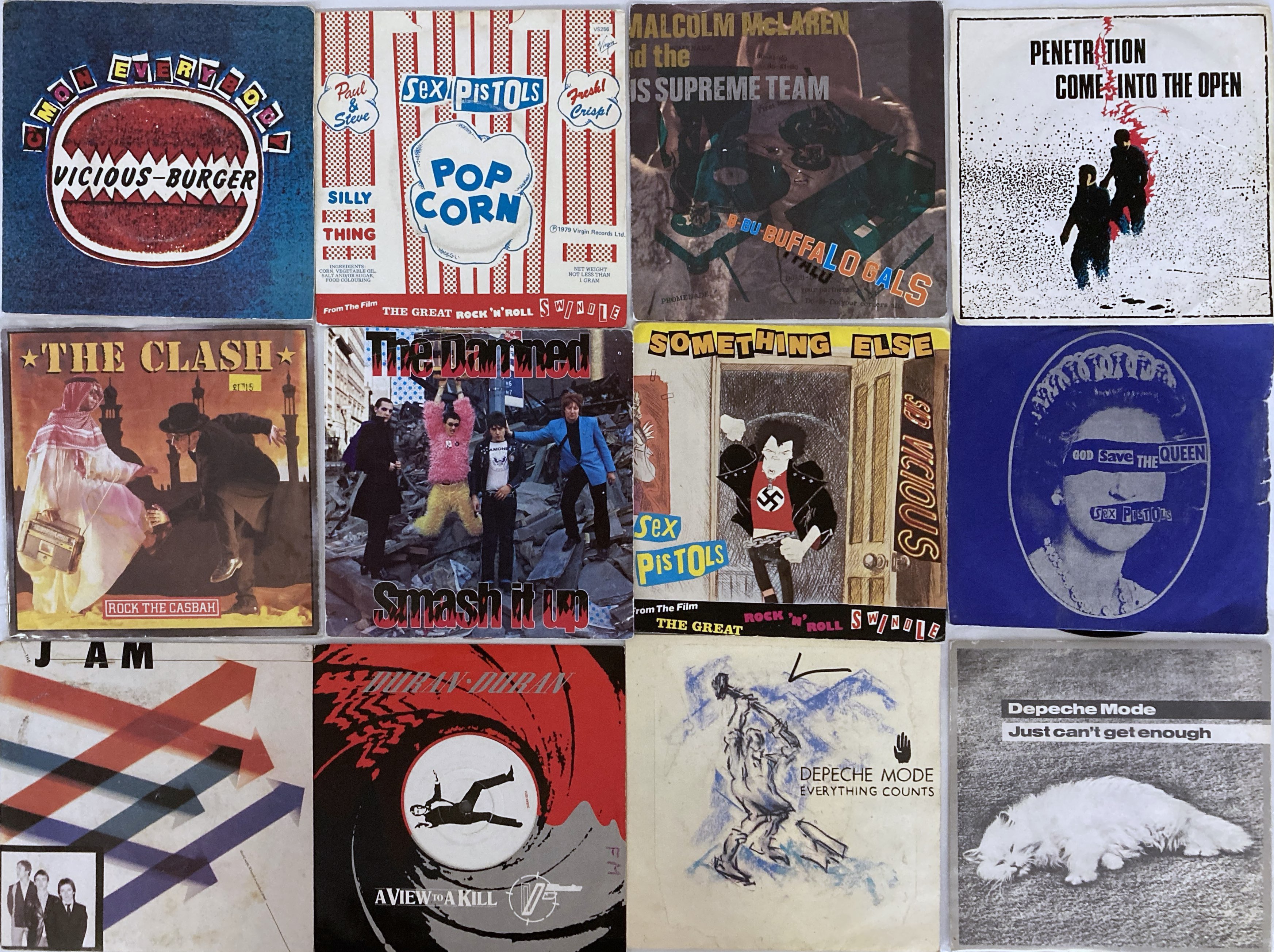 Lot 1169 - NEW WAVE/PUNK/SYNTH POP/INDIE/ALT - 7"