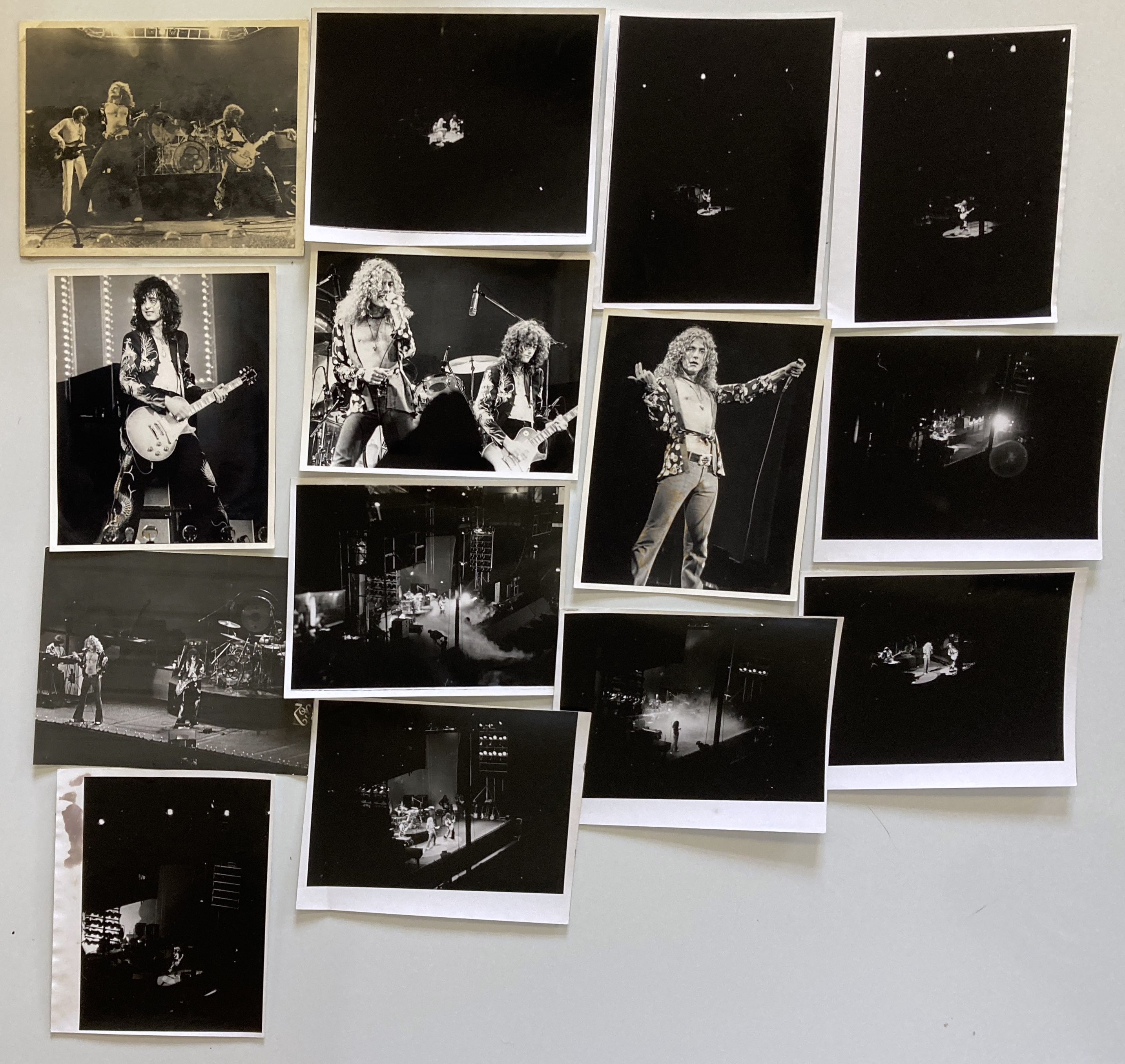 Lot 455 - LED ZEPPELIN CONCERT MEMORABILIA.
