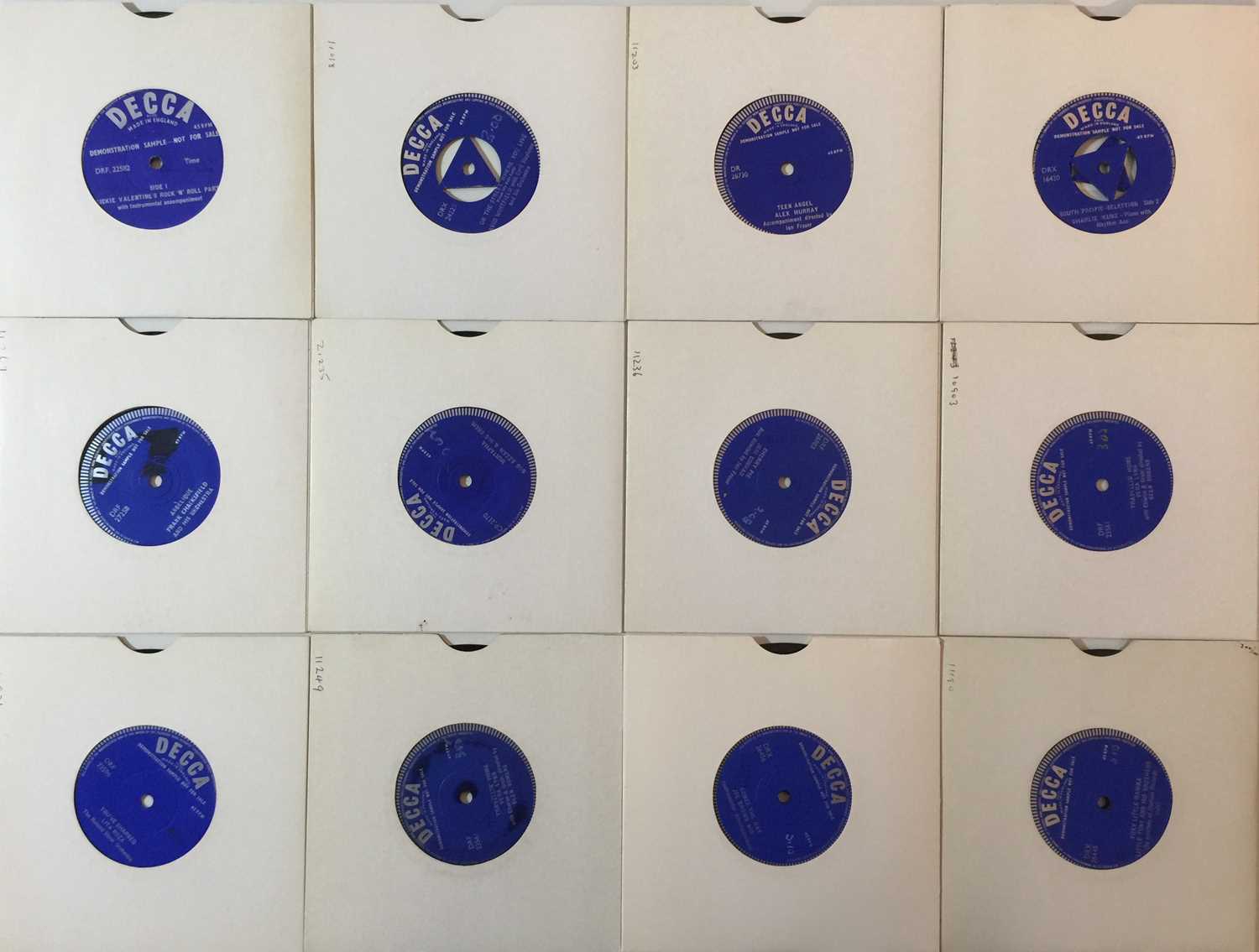 Lot 1198 - DECCA - SINGLE SIDED 'DEMONSTRATION SAMPLE'