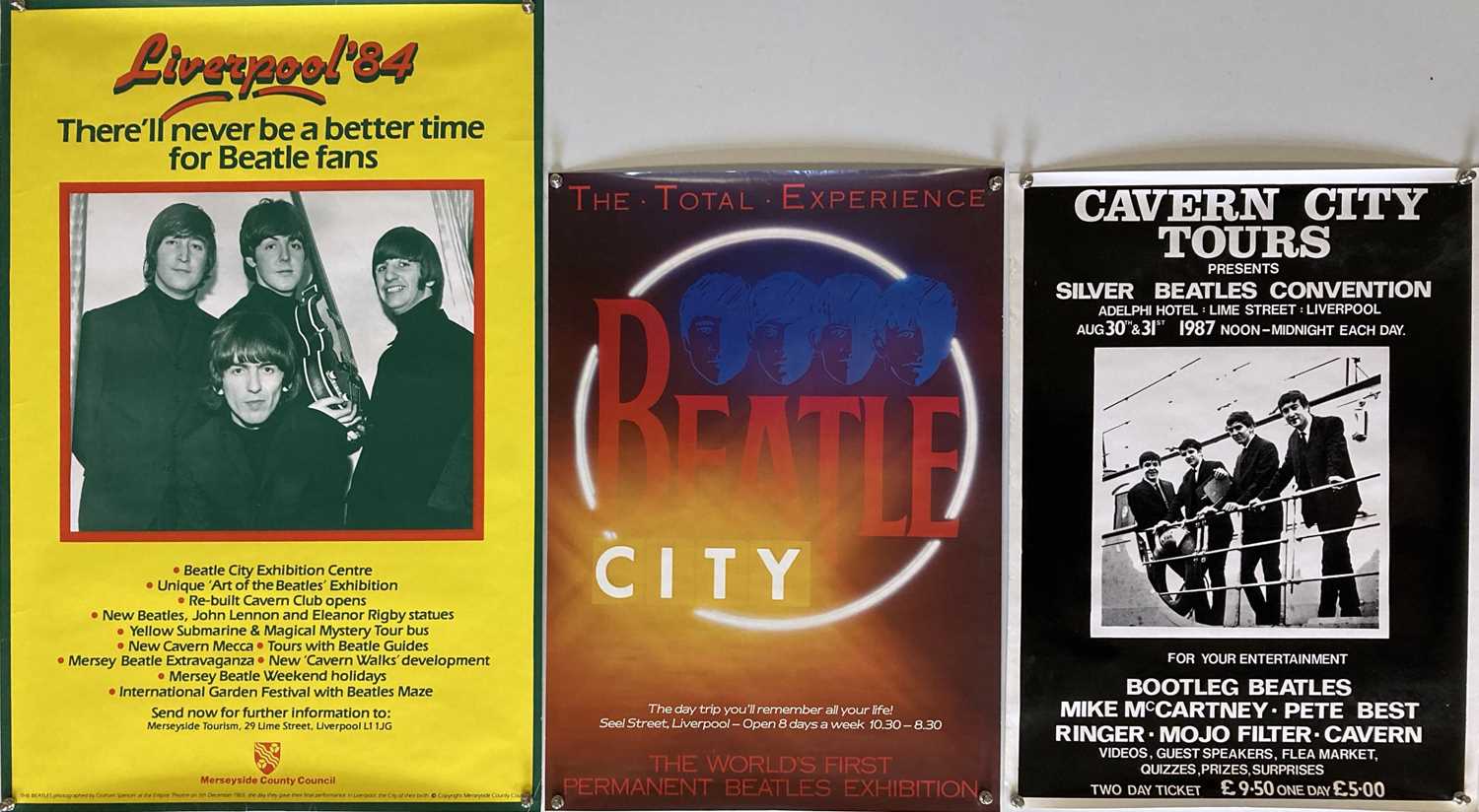 Lot 276 - THE BEATLES IN LIVERPOOL POSTERS