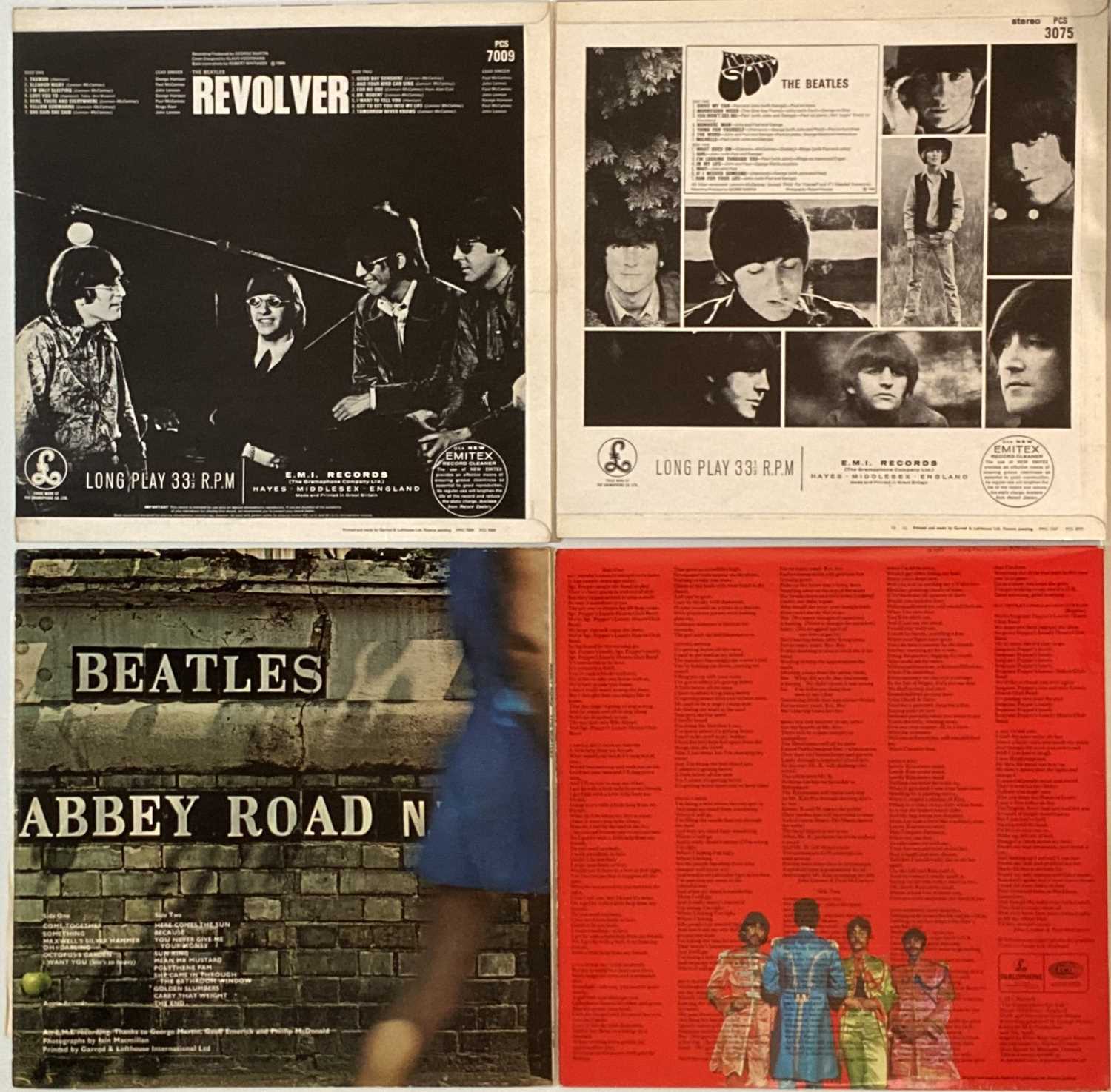 Lot 24 - THE BEATLES - UK STUDIO ALBUM LPs