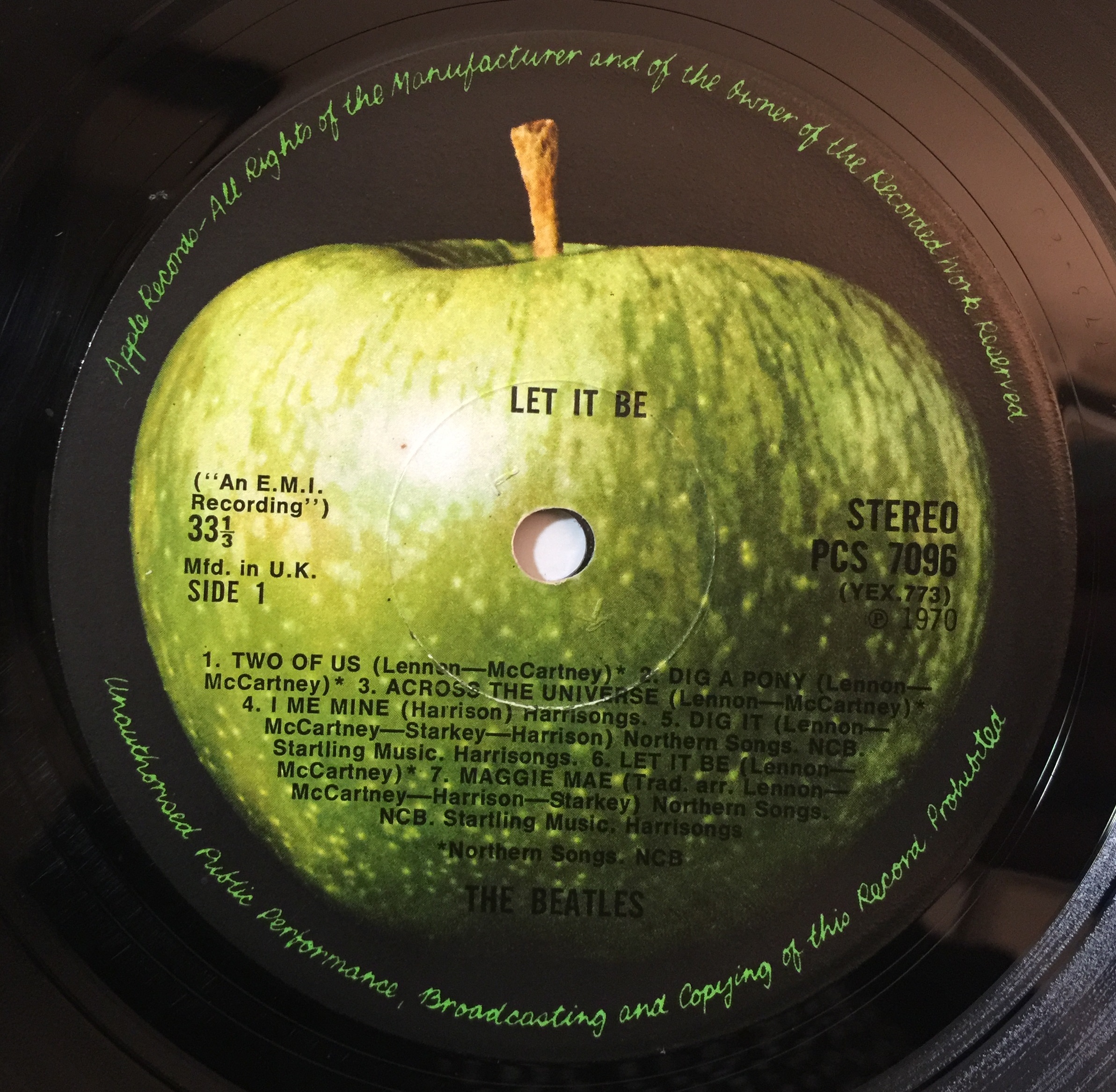 Lot 37 - THE BEATLES - LET IT BE LP (ORIGINAL UK 'PXS