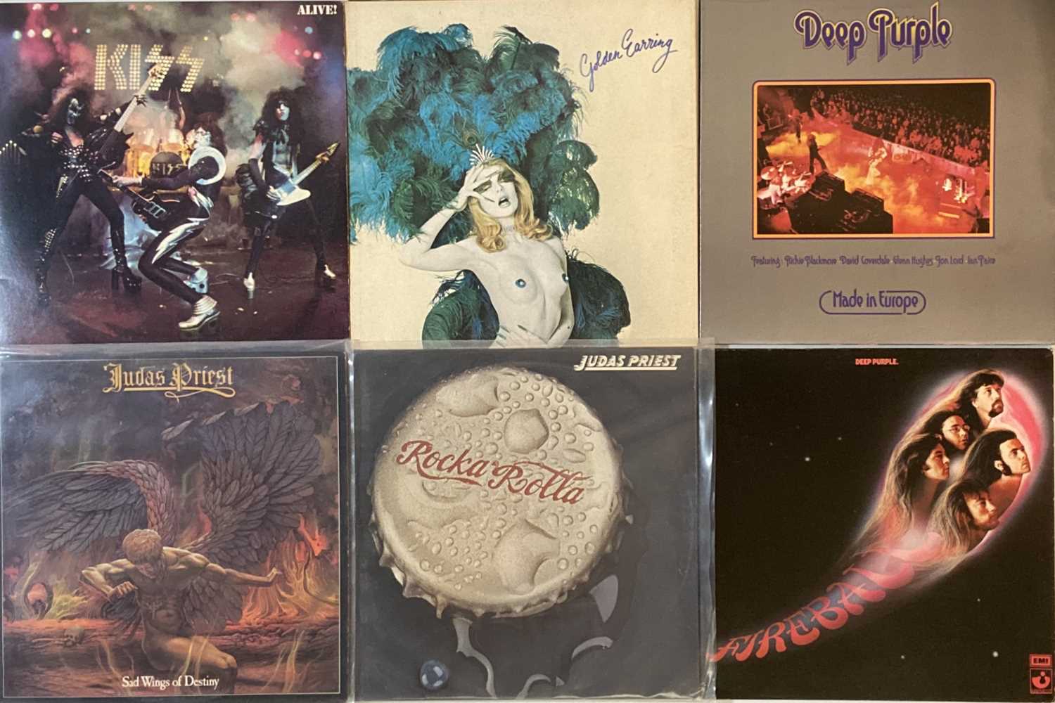 Lot 22 - CLASSIC/ HEAVY ROCK - LPs