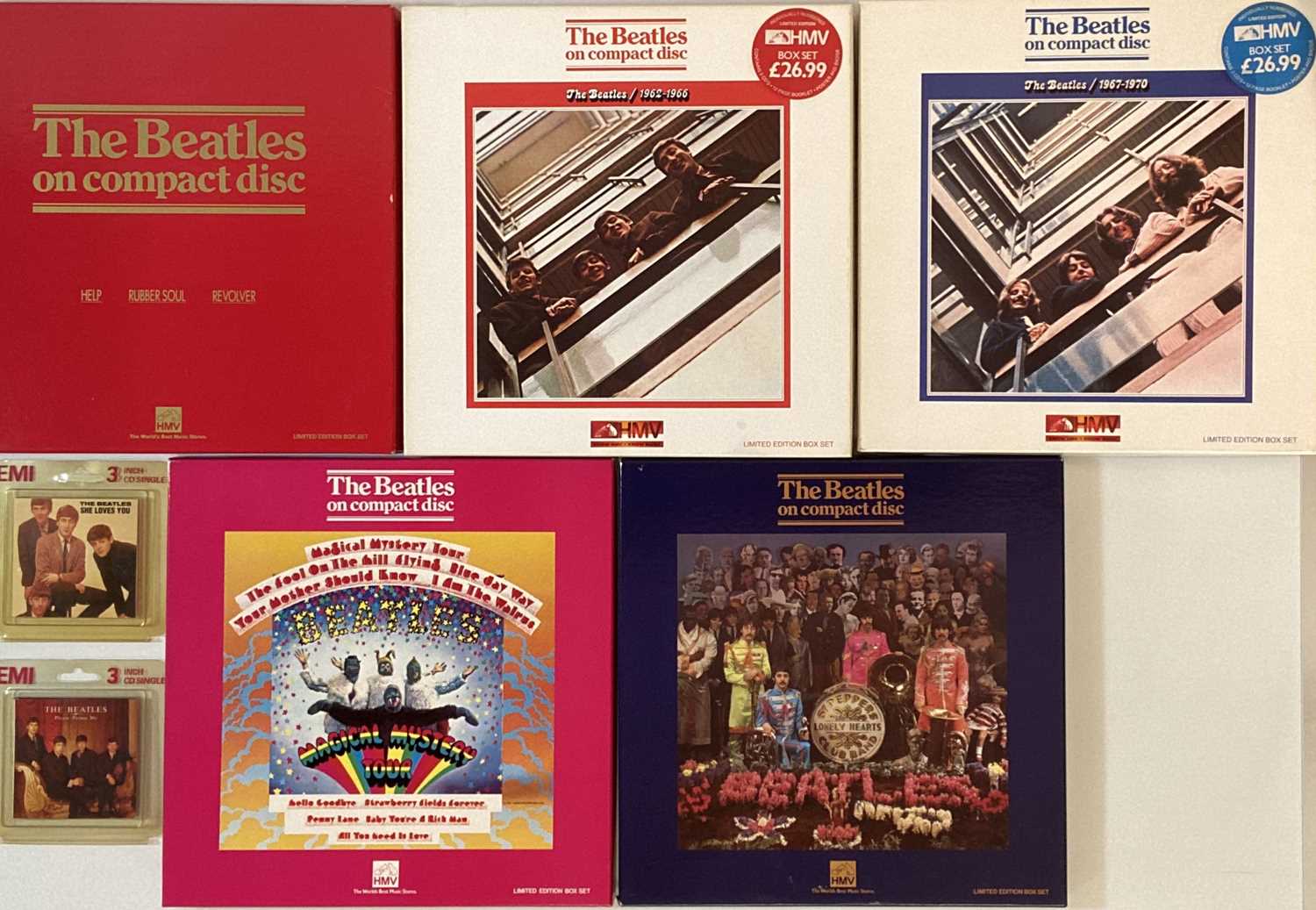 Lot 40 - THE BEATLES - HMV CD BOX SETS (INCLUDING