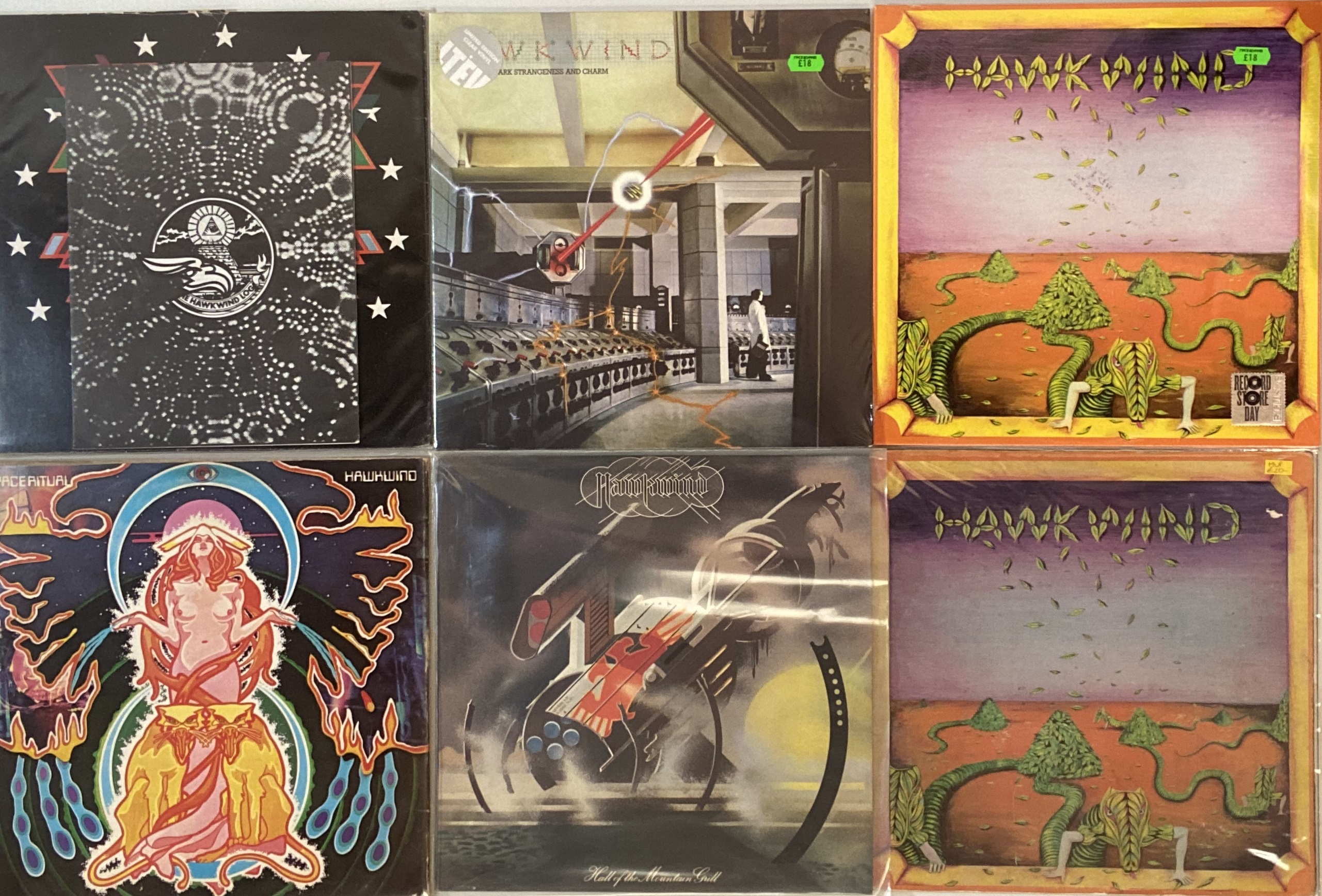 Lot 25 - HAWKWIND - LPs