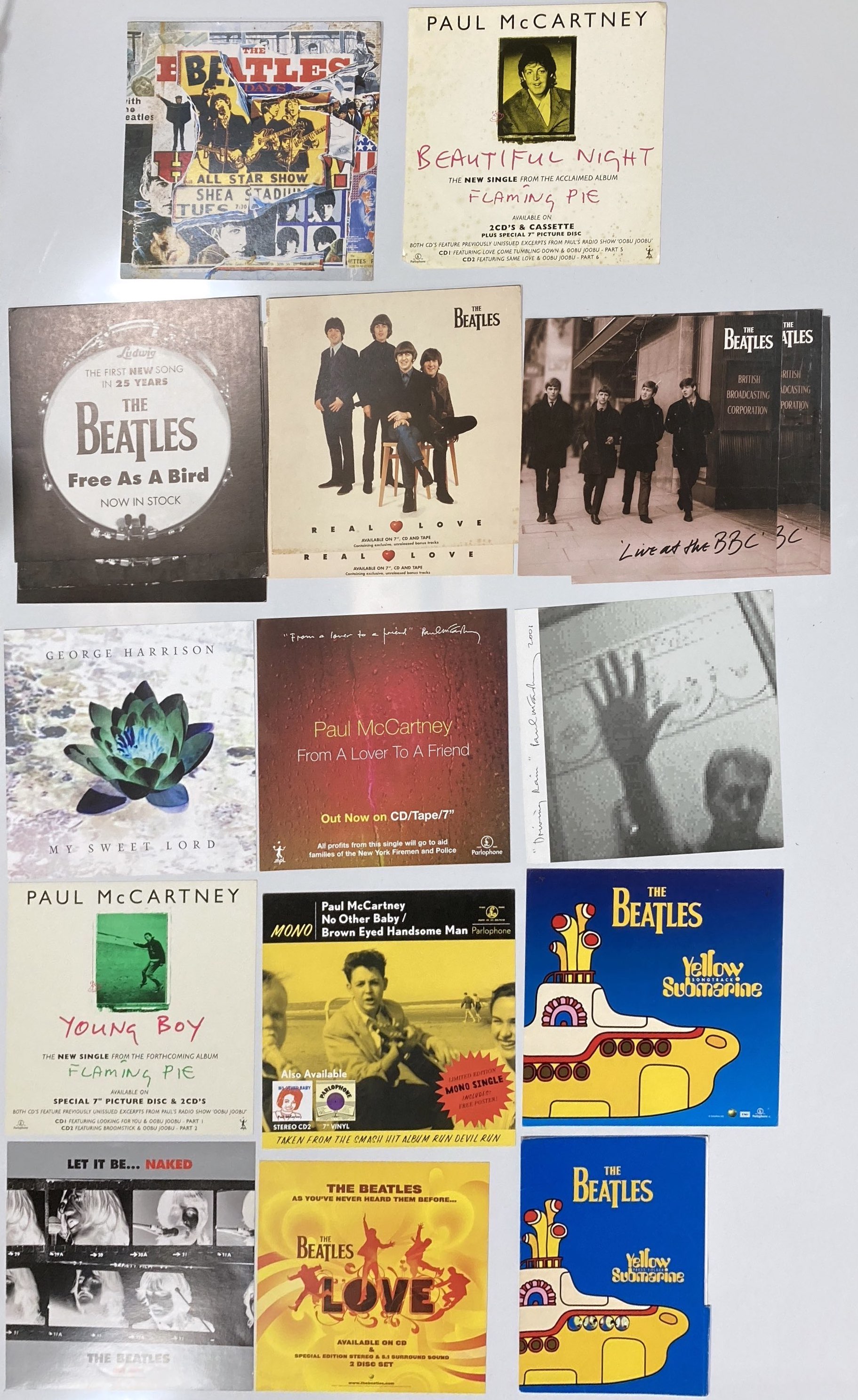 Lot 159 - BEATLES PROMO SLICKS & PRESS KIT.