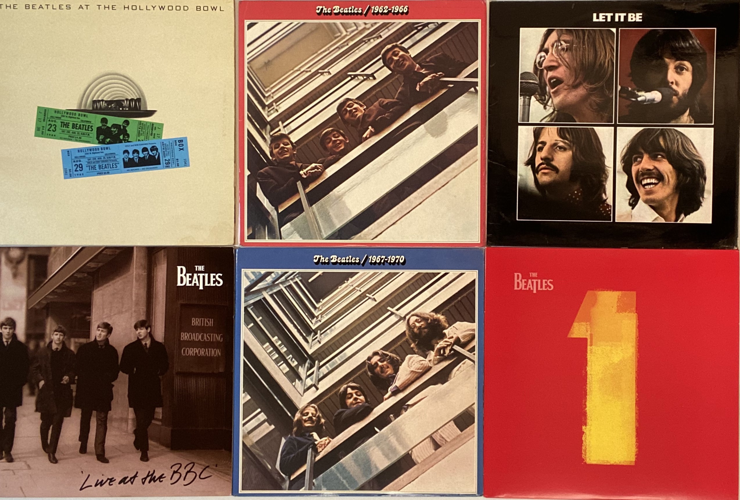 Lot 66 - THE BEATLES - STUDIO LP PLUS COMPILATION
