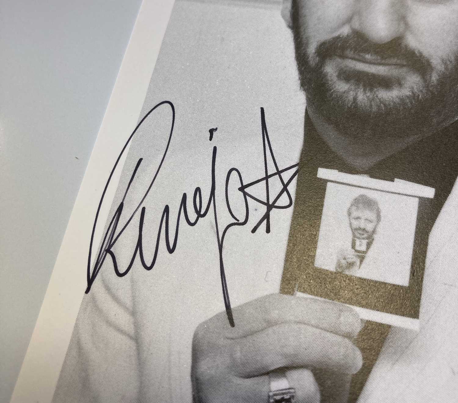 Lot 342 - RINGO STARR SIGNED POSTCARD.