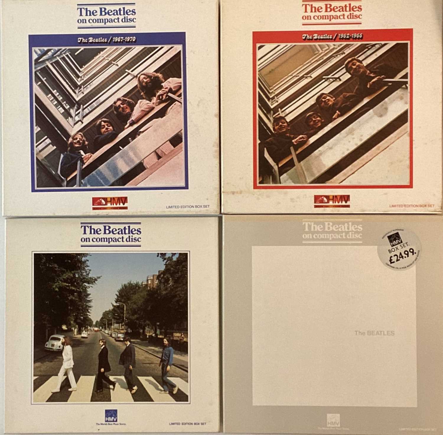 Lot 68 - THE BEATLES - HMV CD BOX SETS (PLUS PAST