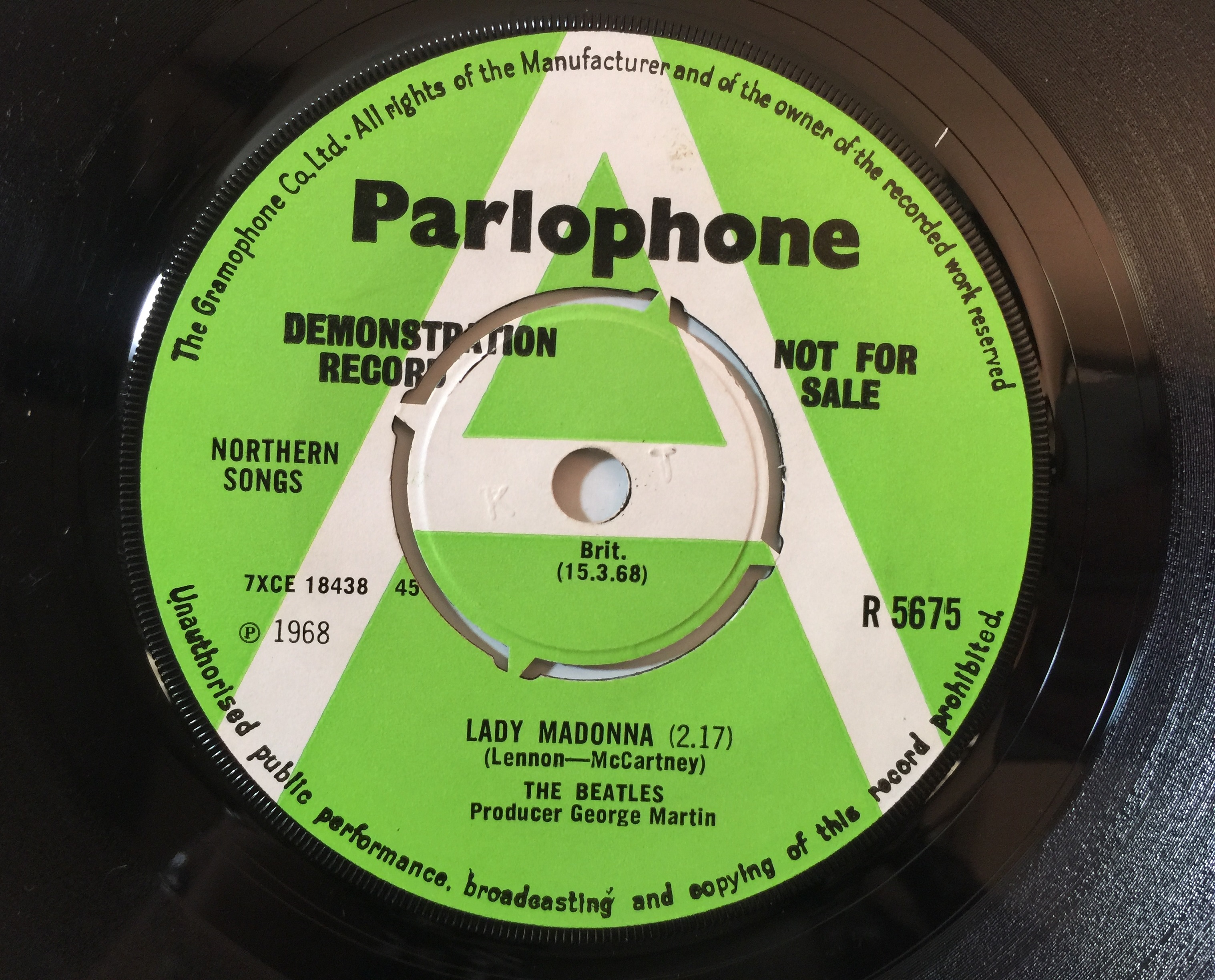Lot 90 - THE BEATLES - LADY MADONNA 7" - ORIGINAL UK