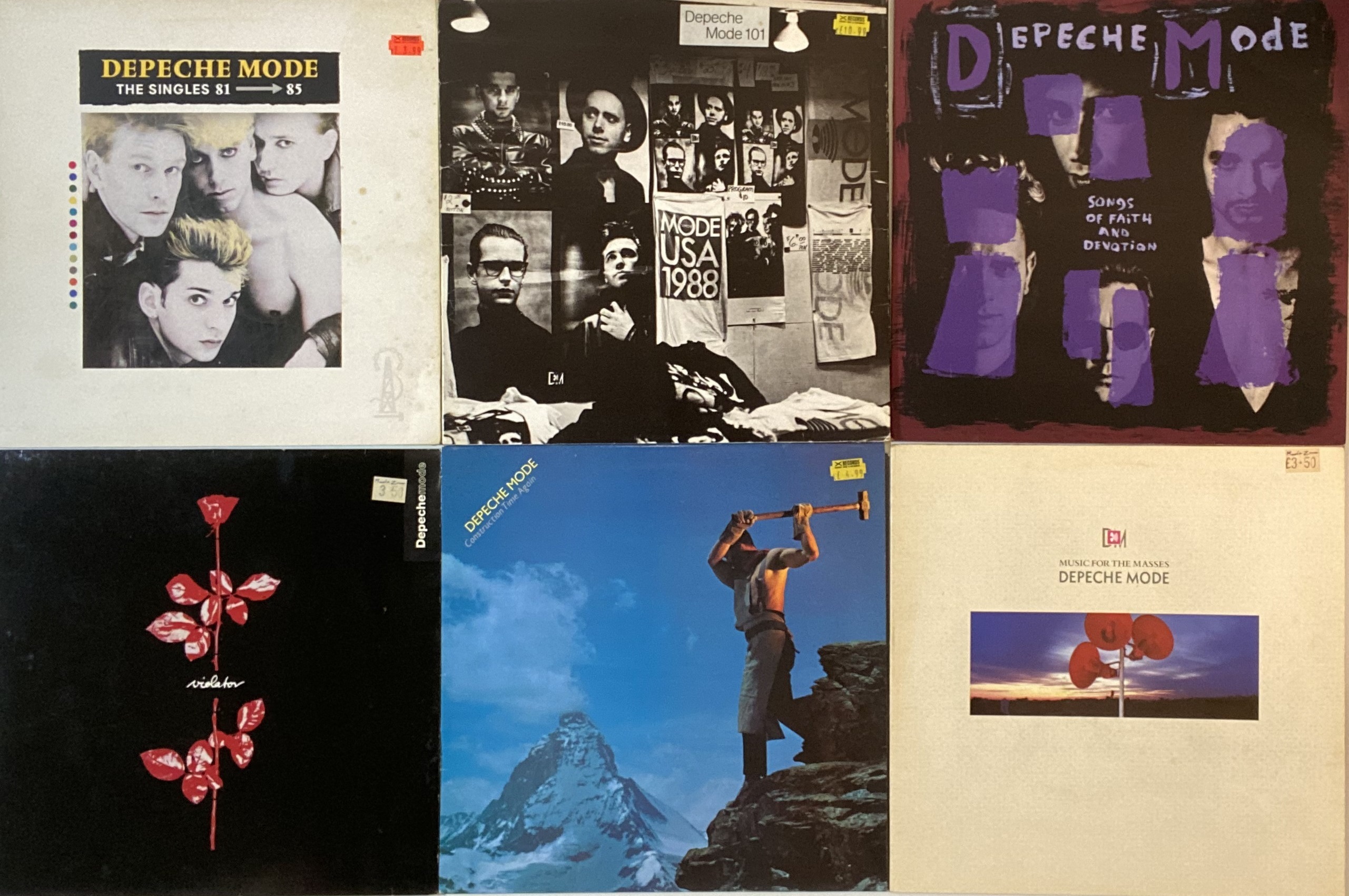 Lot 144 - DEPECHE MODE - LP PACK