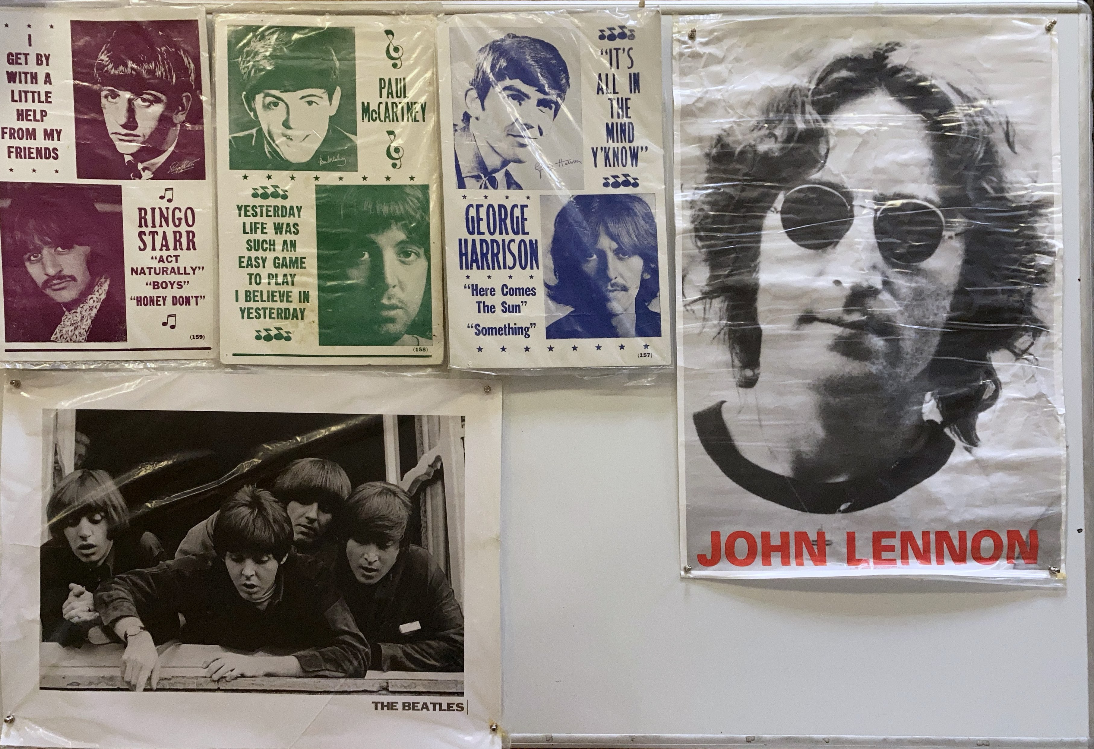 Lot 199 - BEATLES POSTERS.