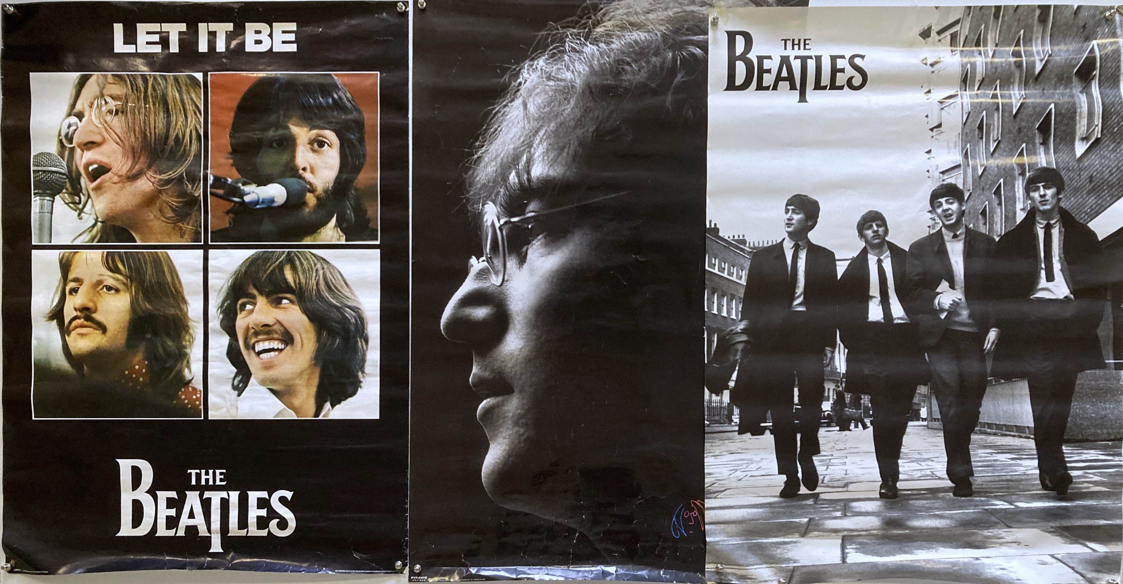 Lot 199 - BEATLES POSTERS.