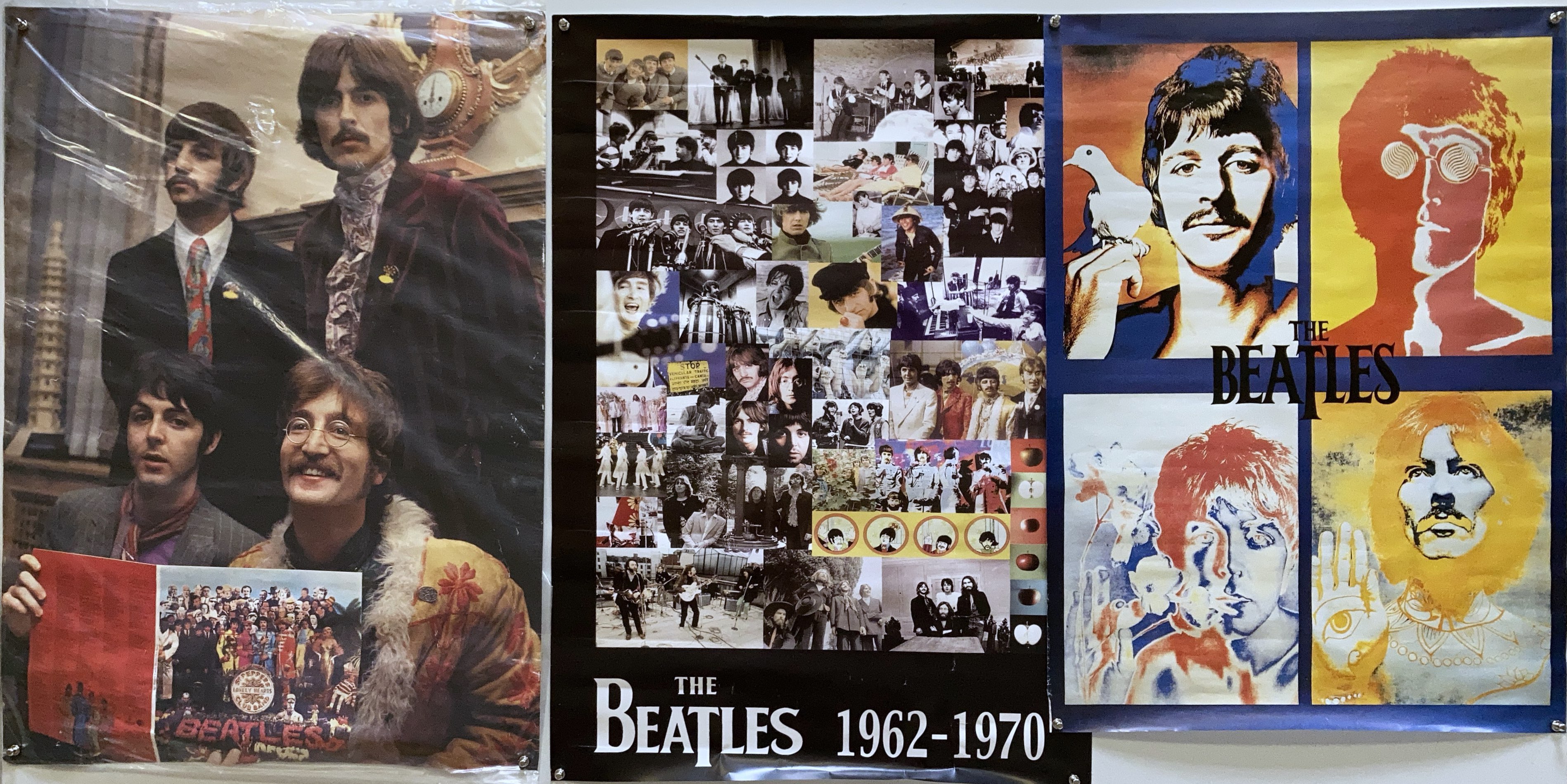 Lot 199 - BEATLES POSTERS.