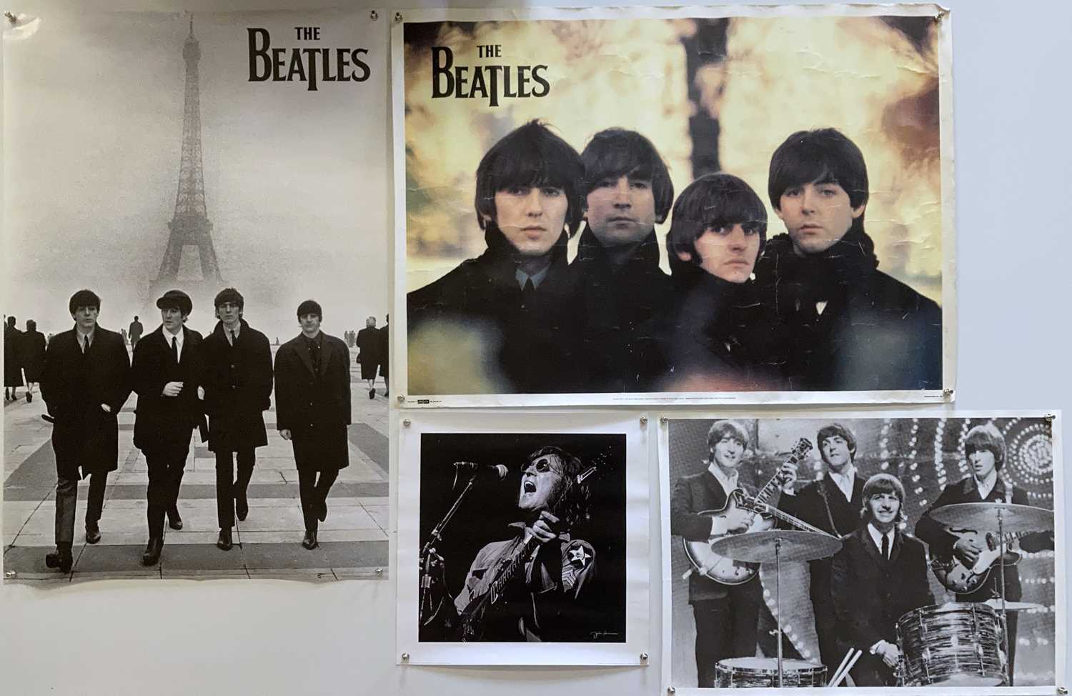 Lot 199 - BEATLES POSTERS.