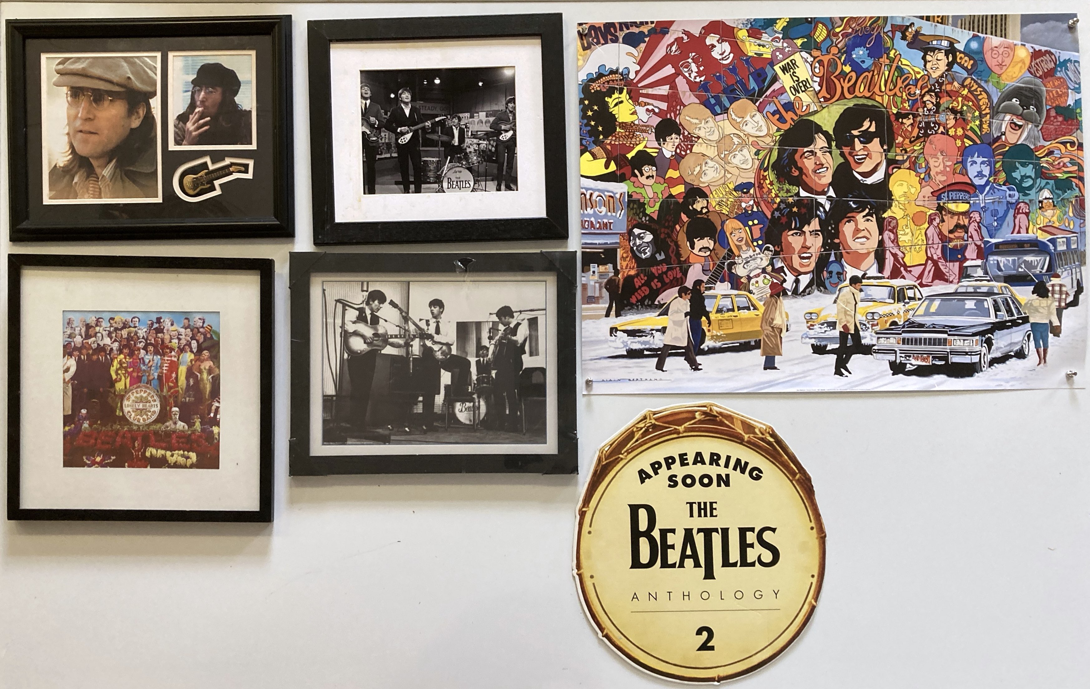Lot 200 - BEATLES SHOP DISPLAYS AND PICTURES.