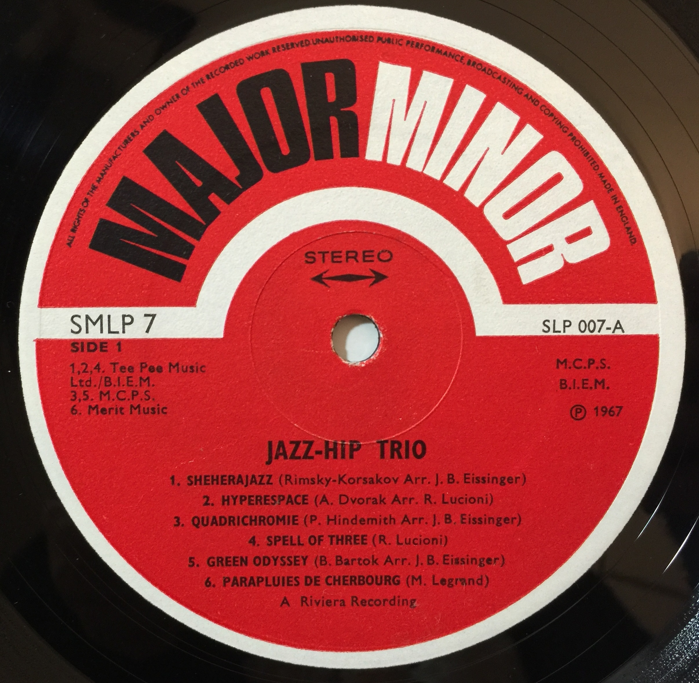 Lot 137 - JAZZ-HIP TRIO - JAZZ IN RELIEF LP (UK STEREO