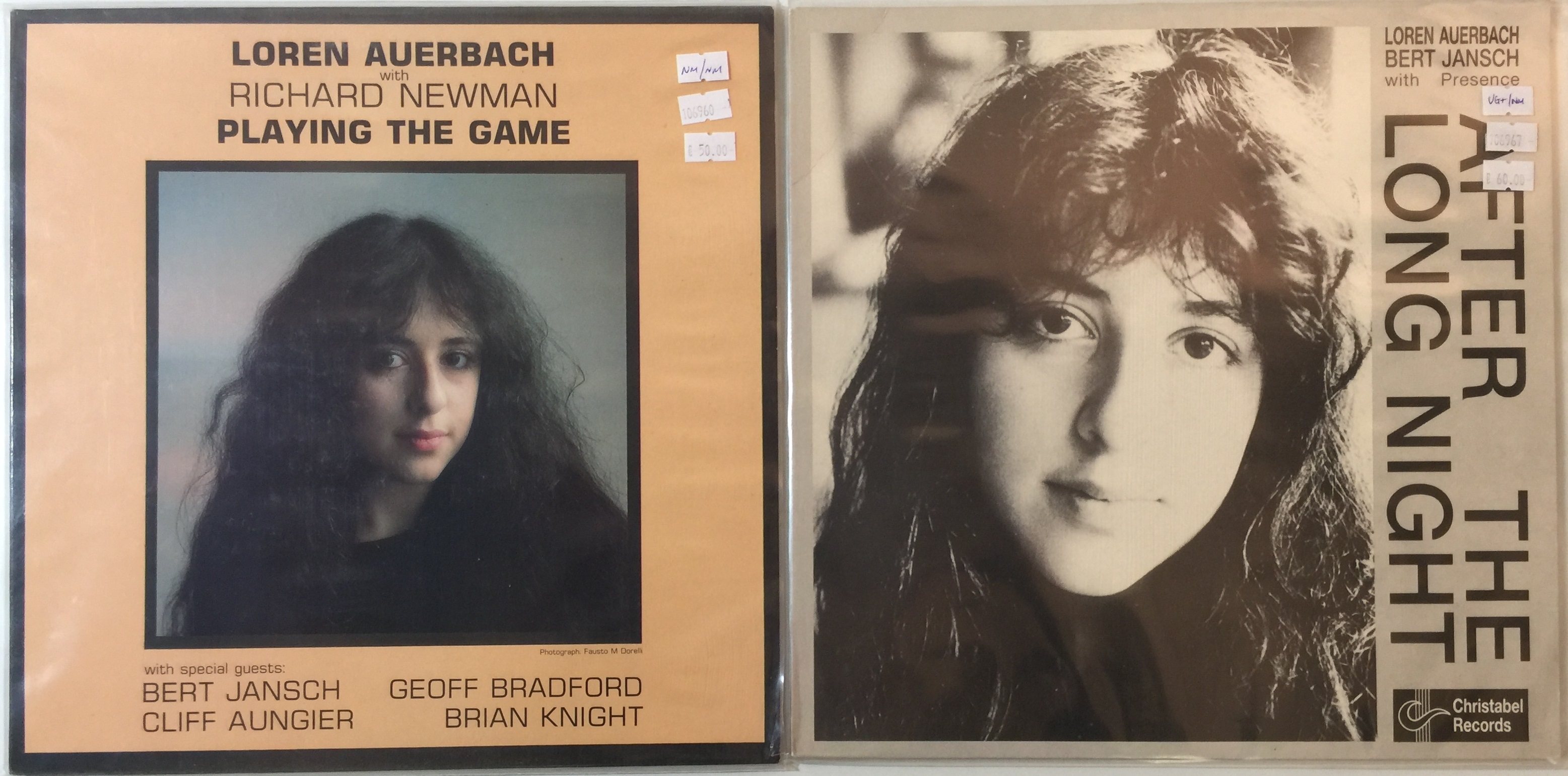Lot 138 - LOREN AUERBACH - SIGNED LP RARITIES