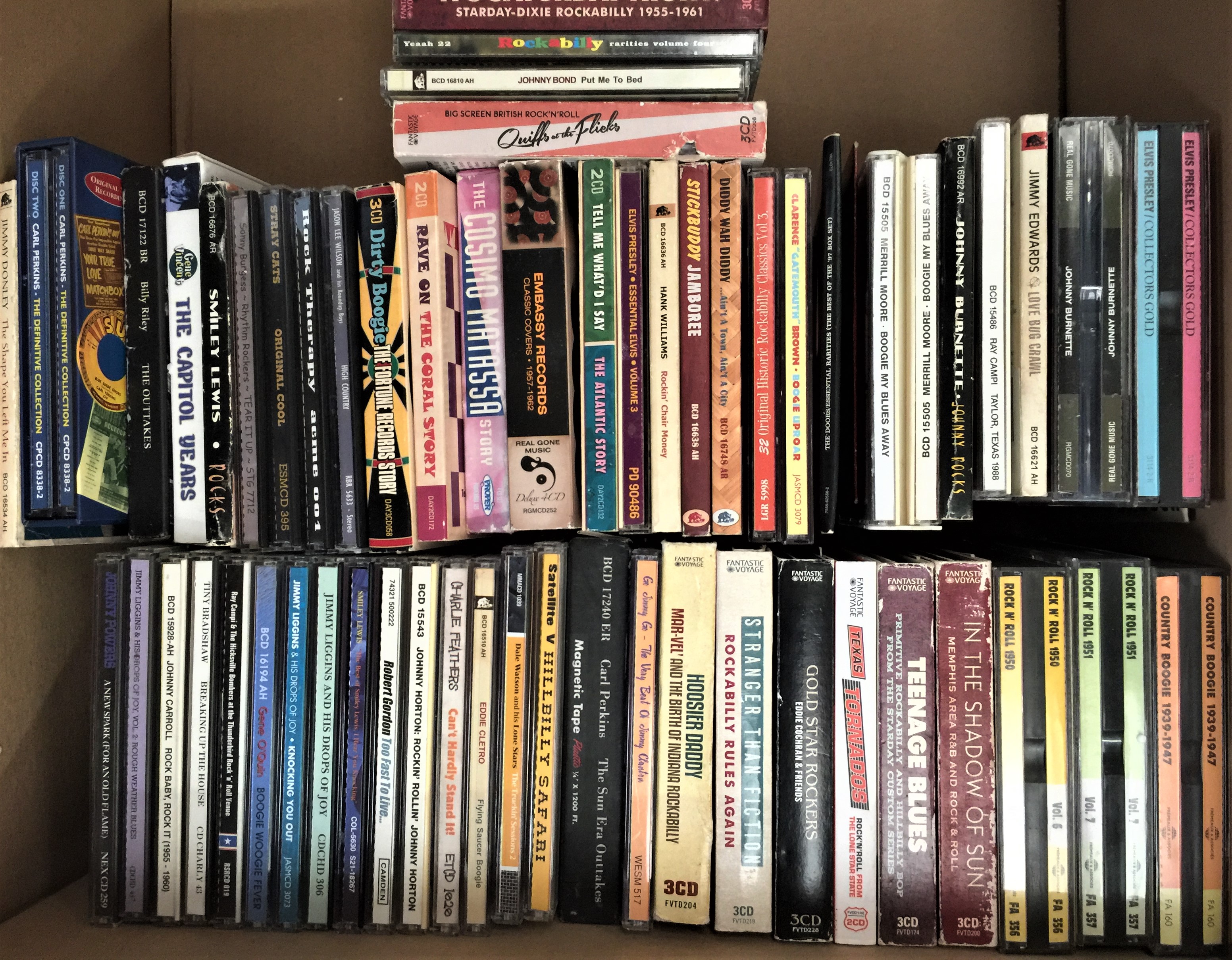 Lot 6 - ROCKABILLY/ROCK 'N' ROLL - CD COLLECTION