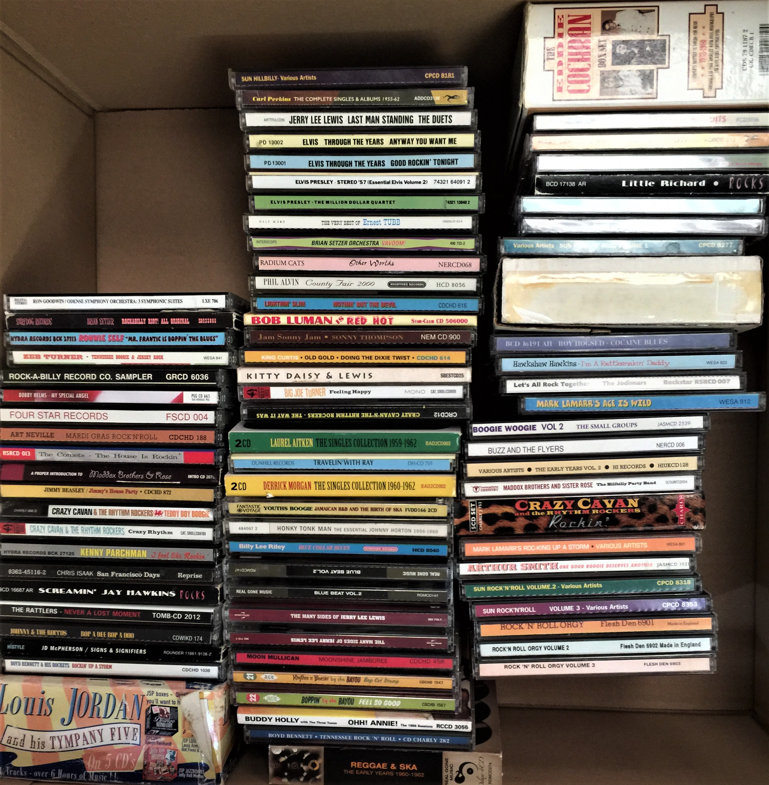 Lot 8 - ROCKABILLY/ROCK 'N' ROLL - CD COLLECTION