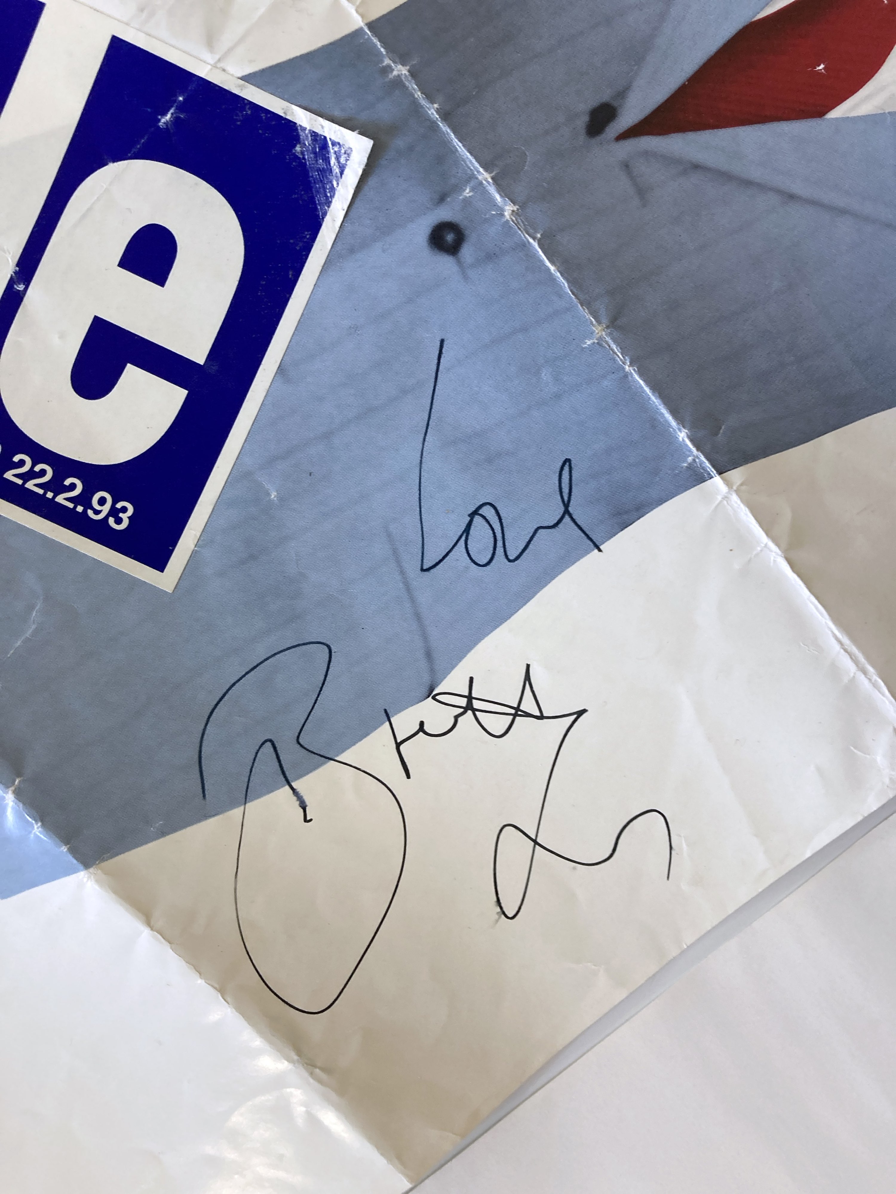 Lot 215 - SUEDE POSTERS INC TWO SIGNED.