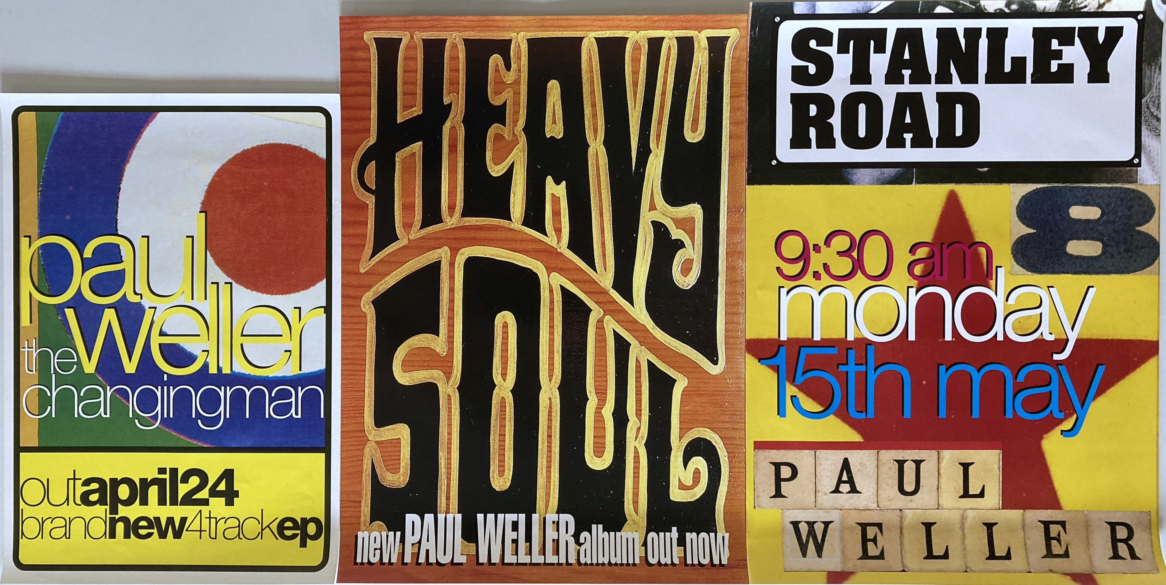 Lot 220 - PAUL WELLER POSTERS.