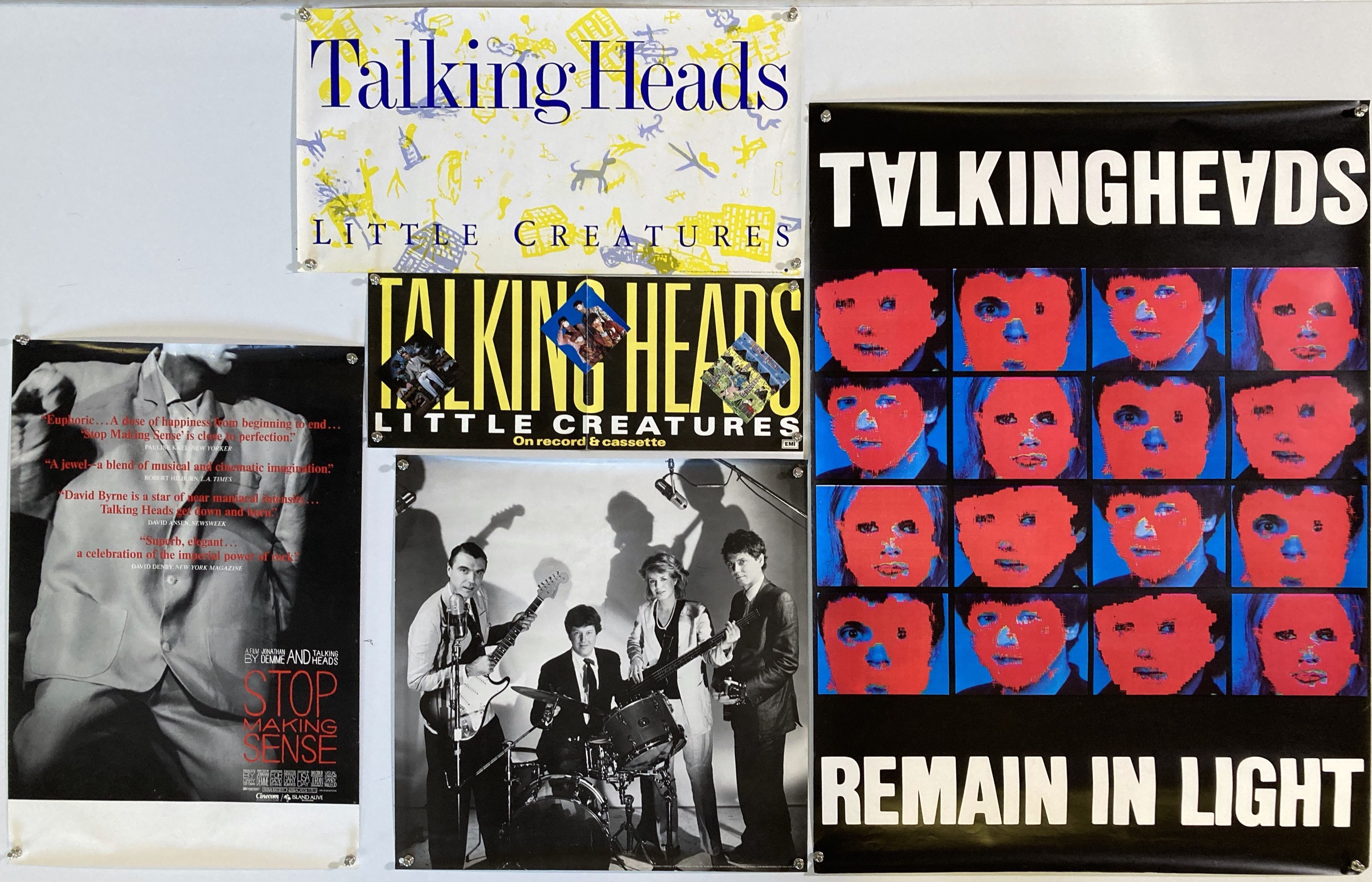Lot 225 - TALKING HEADS POSTERS.