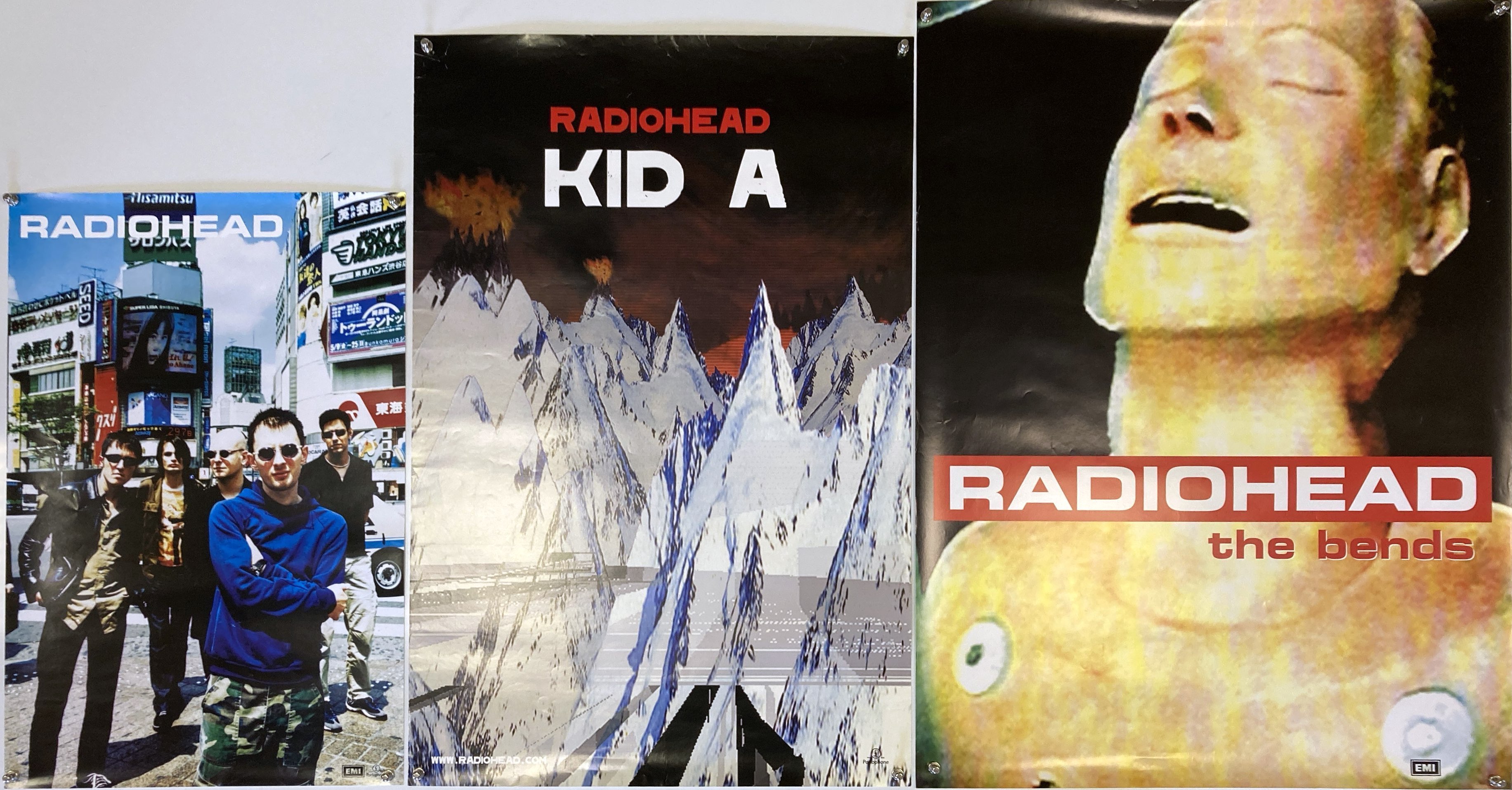 Lot 227 - RADIOHEAD POSTERS.