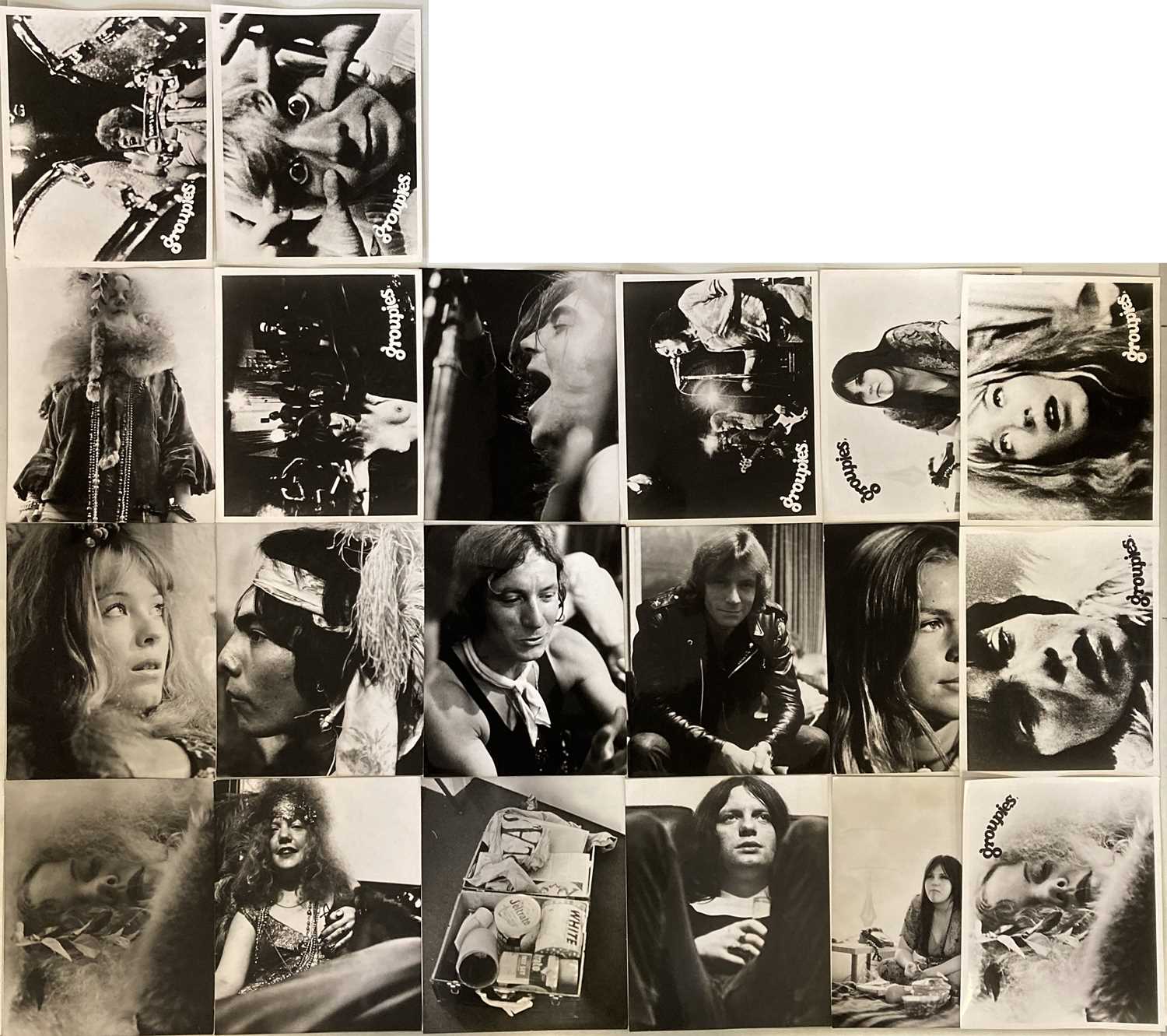Lot 124 - GROUPIES (1970) FRONT OF HOUSE STILLS