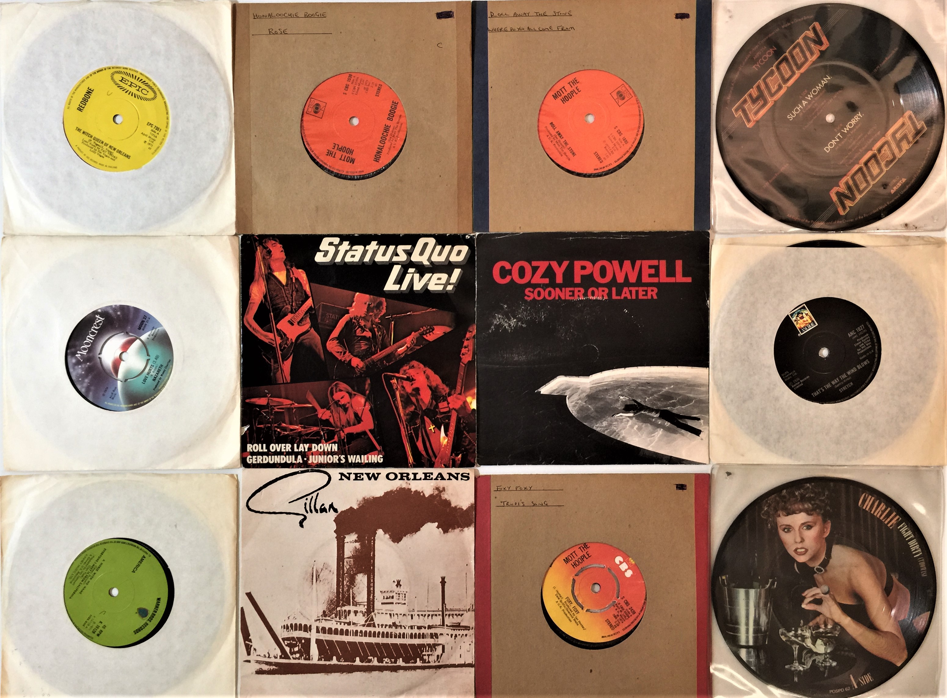 Lot 669 - CLASSIC/ HEAVY ROCK - 7" COLLECTION