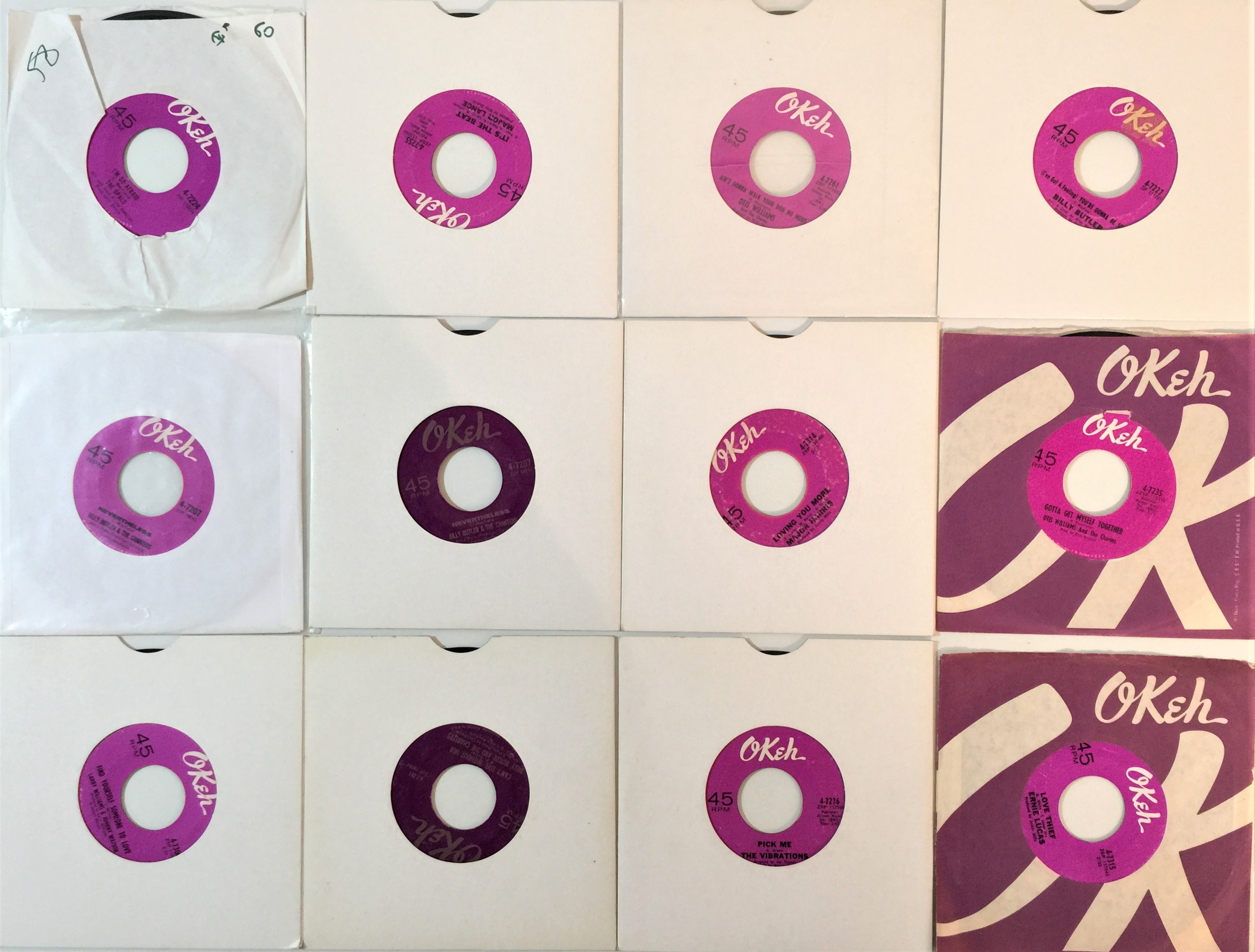 Lot 58 - OKEH RECORDS - ORIGINAL US STOCK 7"