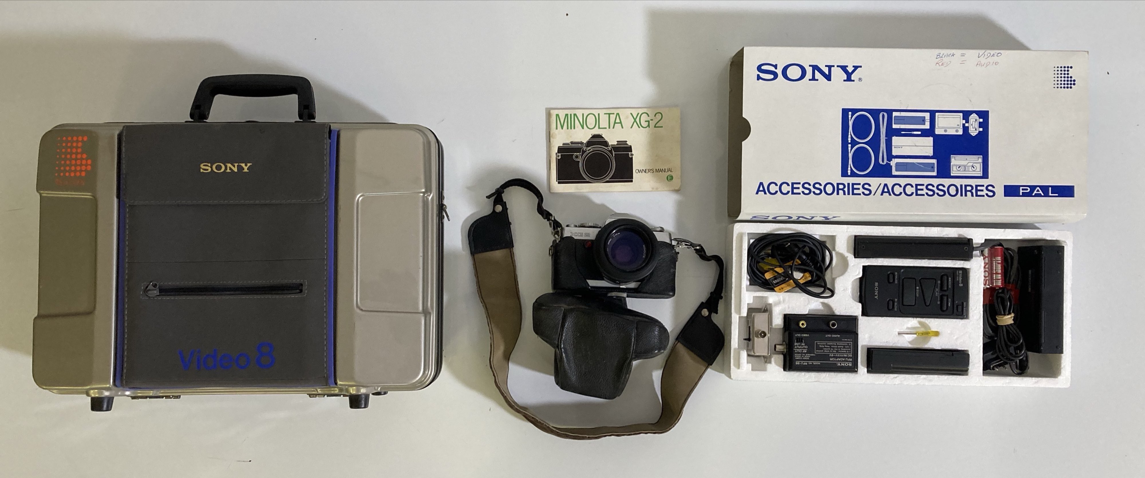 Lot 47 - SONY VIDEO 8 VIDEOCAMERA.