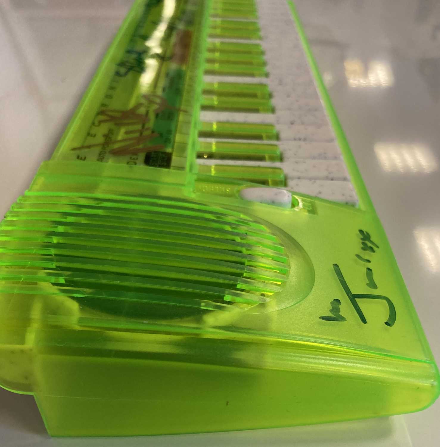 Lot 296 - PULP FULLY SIGNED BONTEMPI KEYBOARD