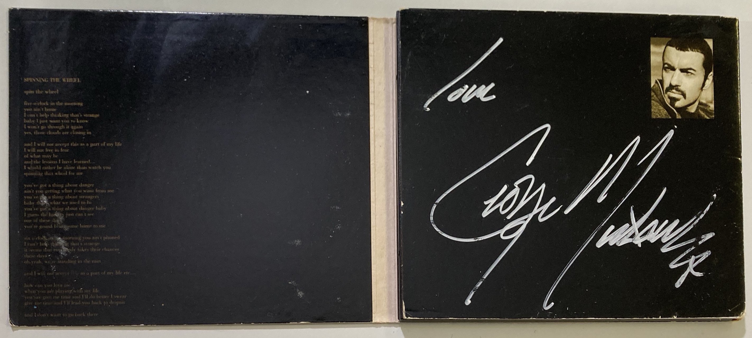 Lot 128 George Michael Signed Cd