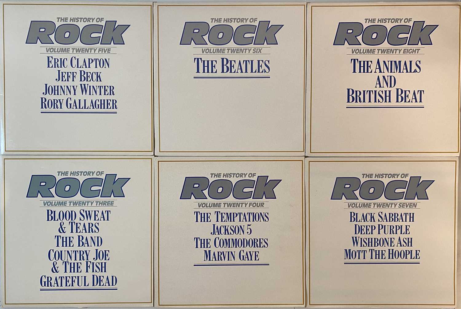 Lot 707 - HISTORY OF ROCK - COMPLETE LP COLLECTION