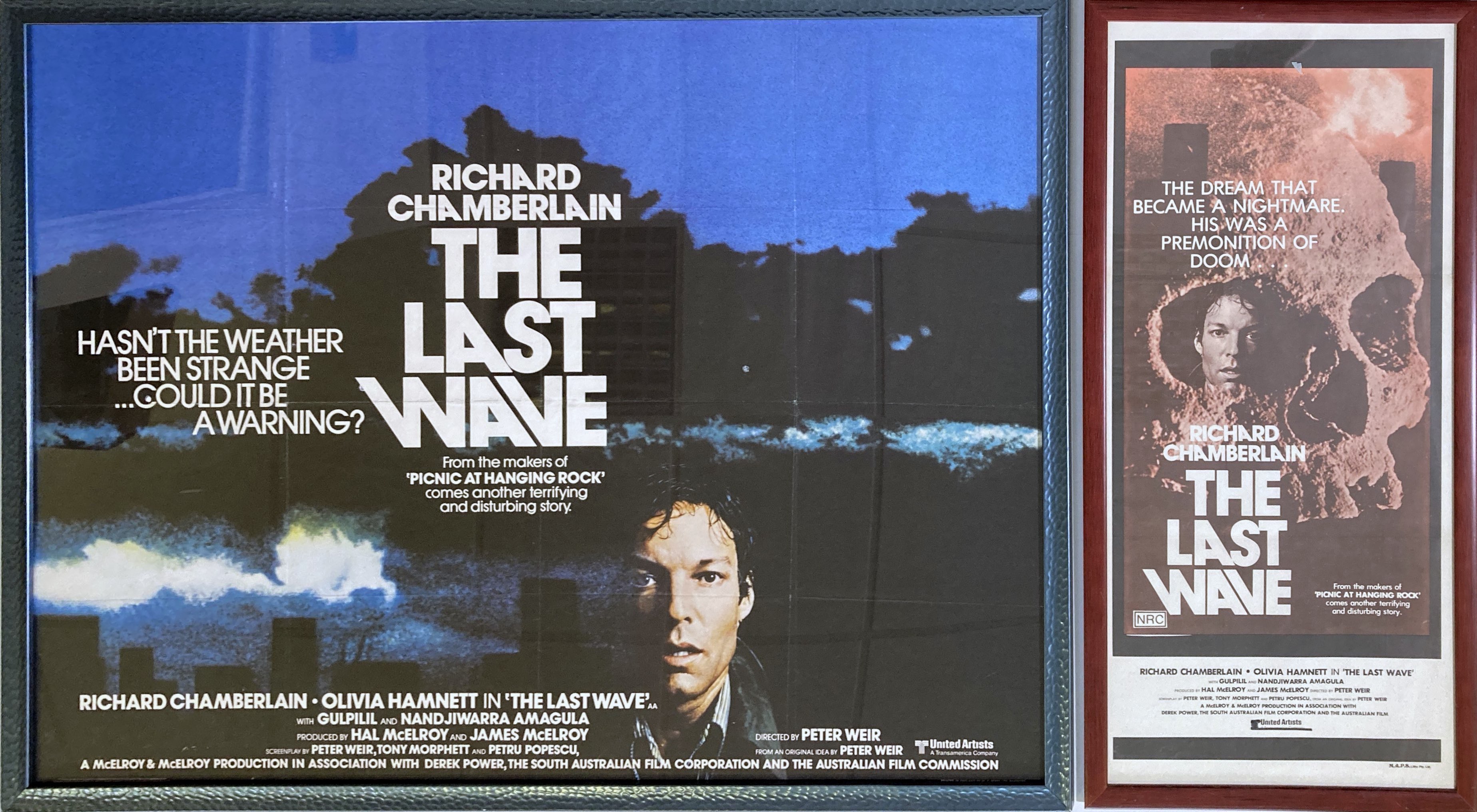 Lot 246 - THE LAST WAVE (1977) TWO POSTERS,
