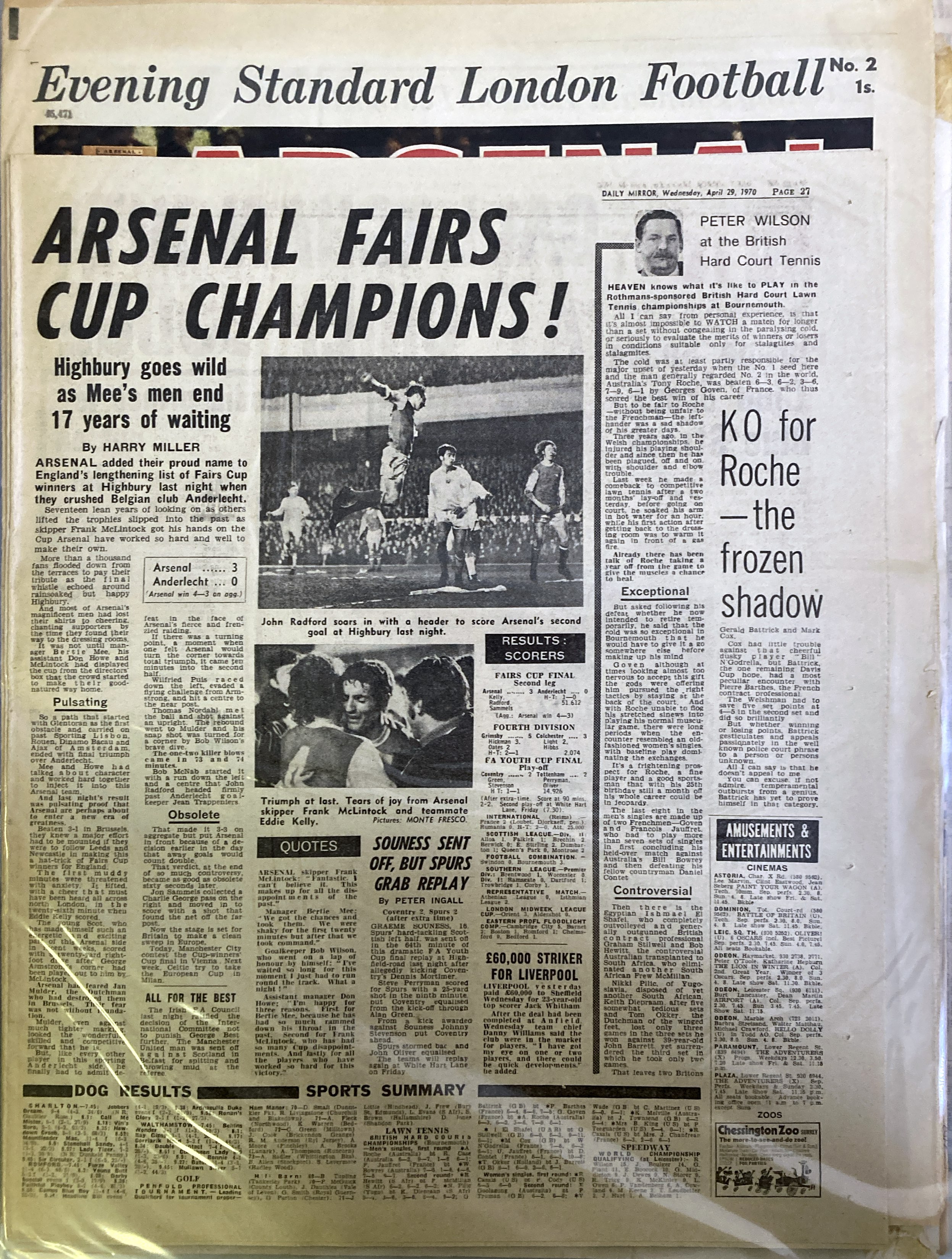 Lot 134 - NEWSPAPER ARCHIVE - CLASSIC SPORTING