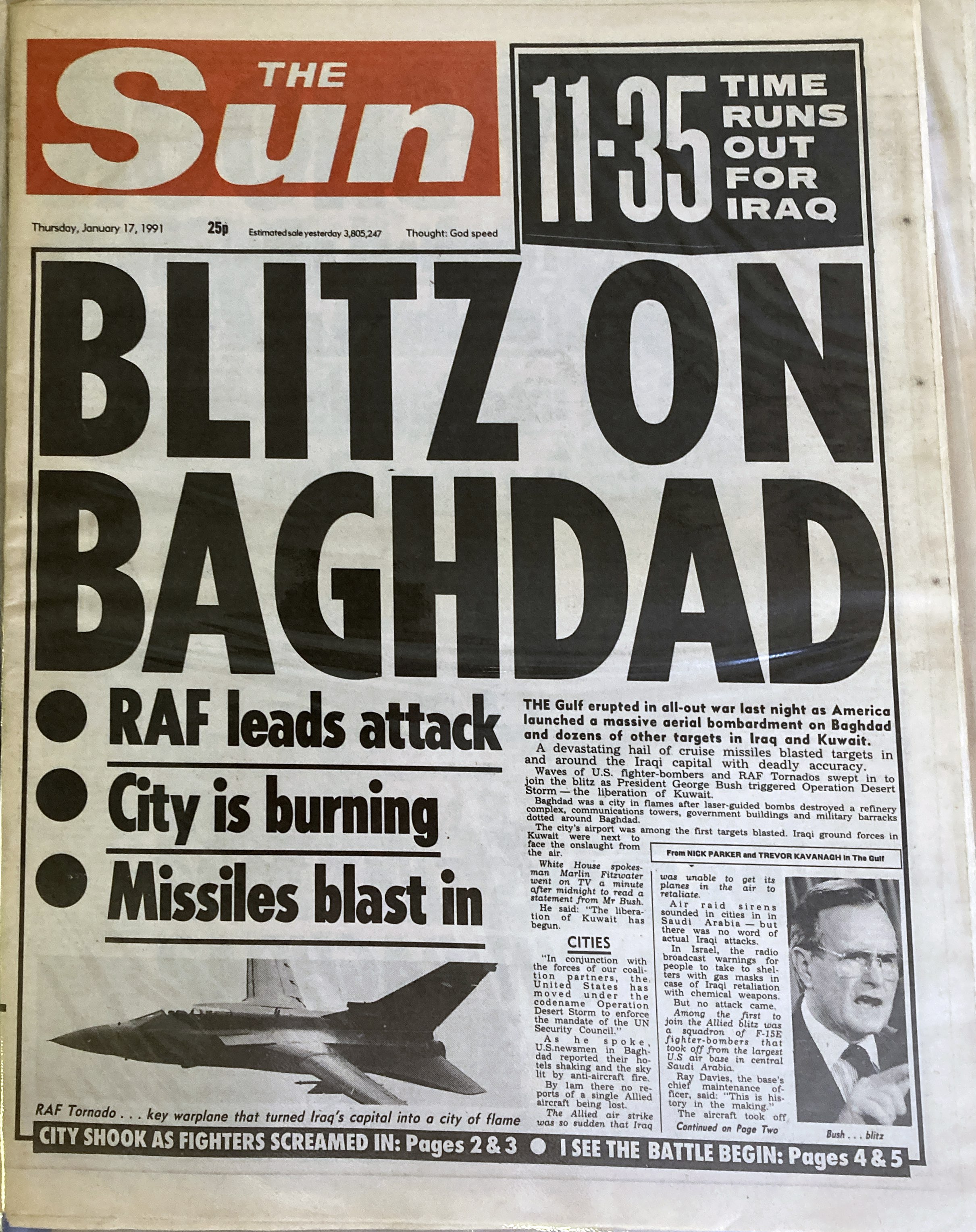 Lot 4 - NEWSPAPER ARCHIVE - HISTORIC HEADLINES.