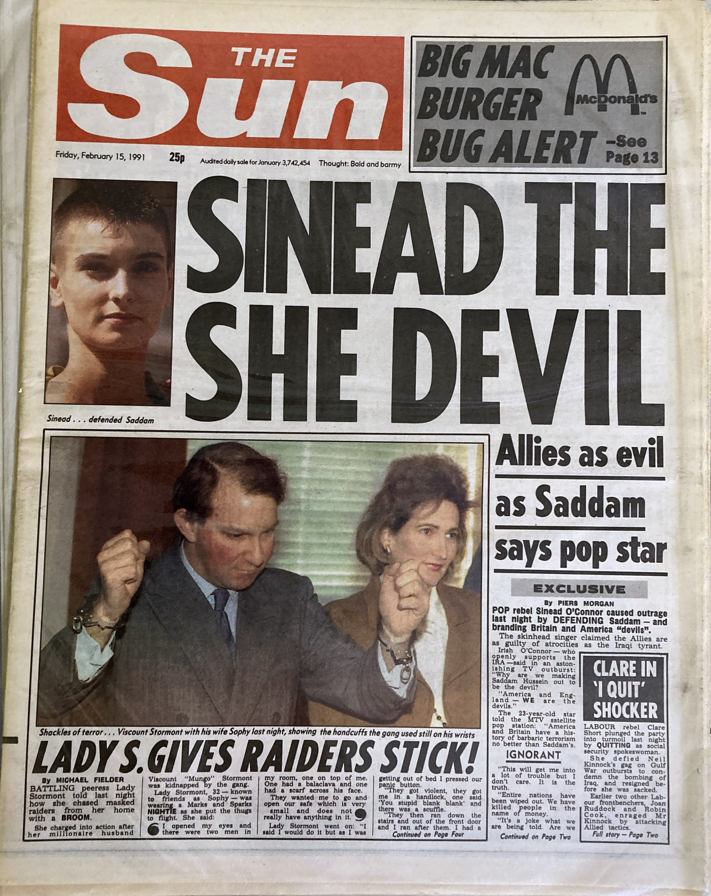 Lot 4 - NEWSPAPER ARCHIVE - HISTORIC HEADLINES.