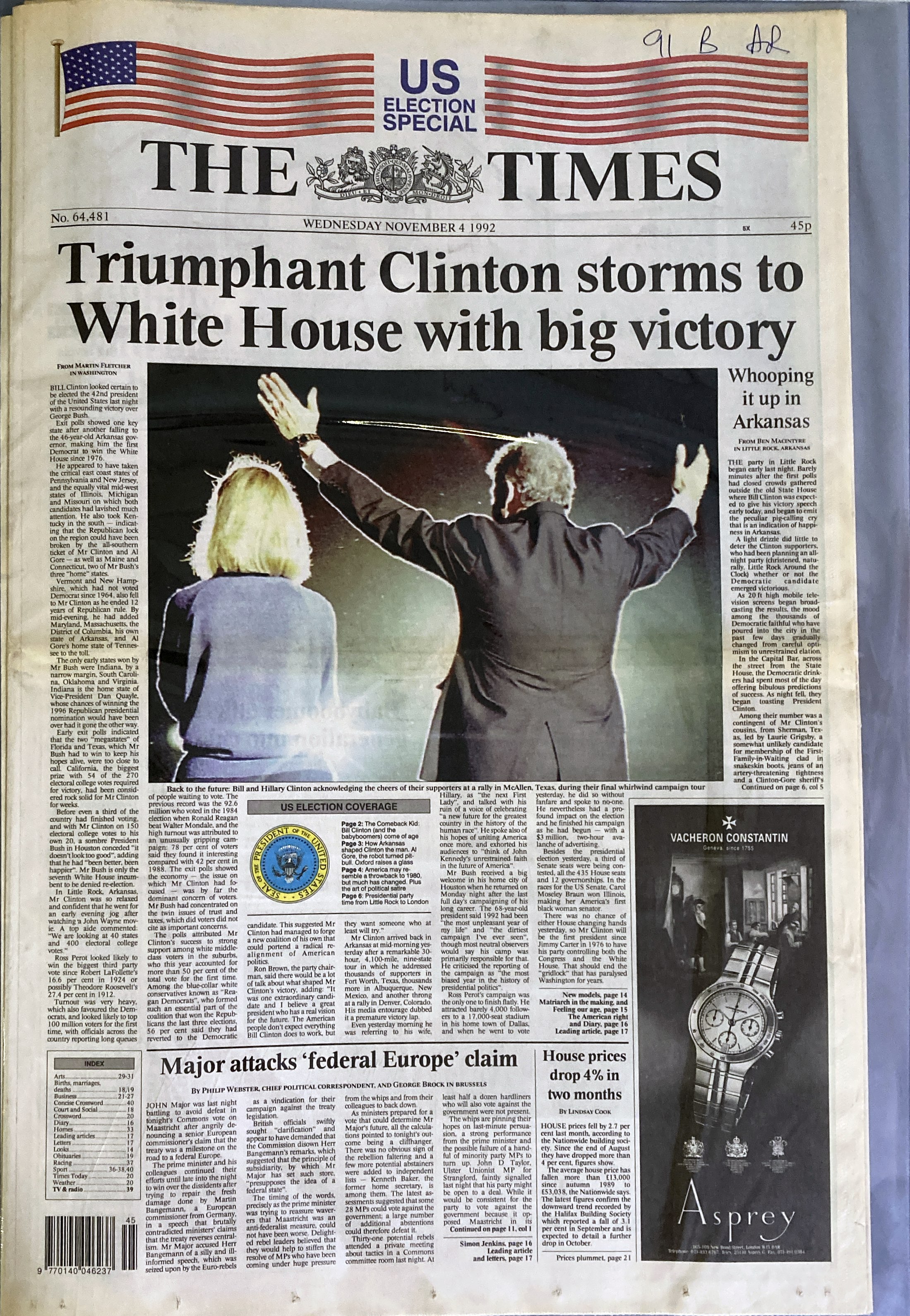 Lot 4 - NEWSPAPER ARCHIVE - HISTORIC HEADLINES.