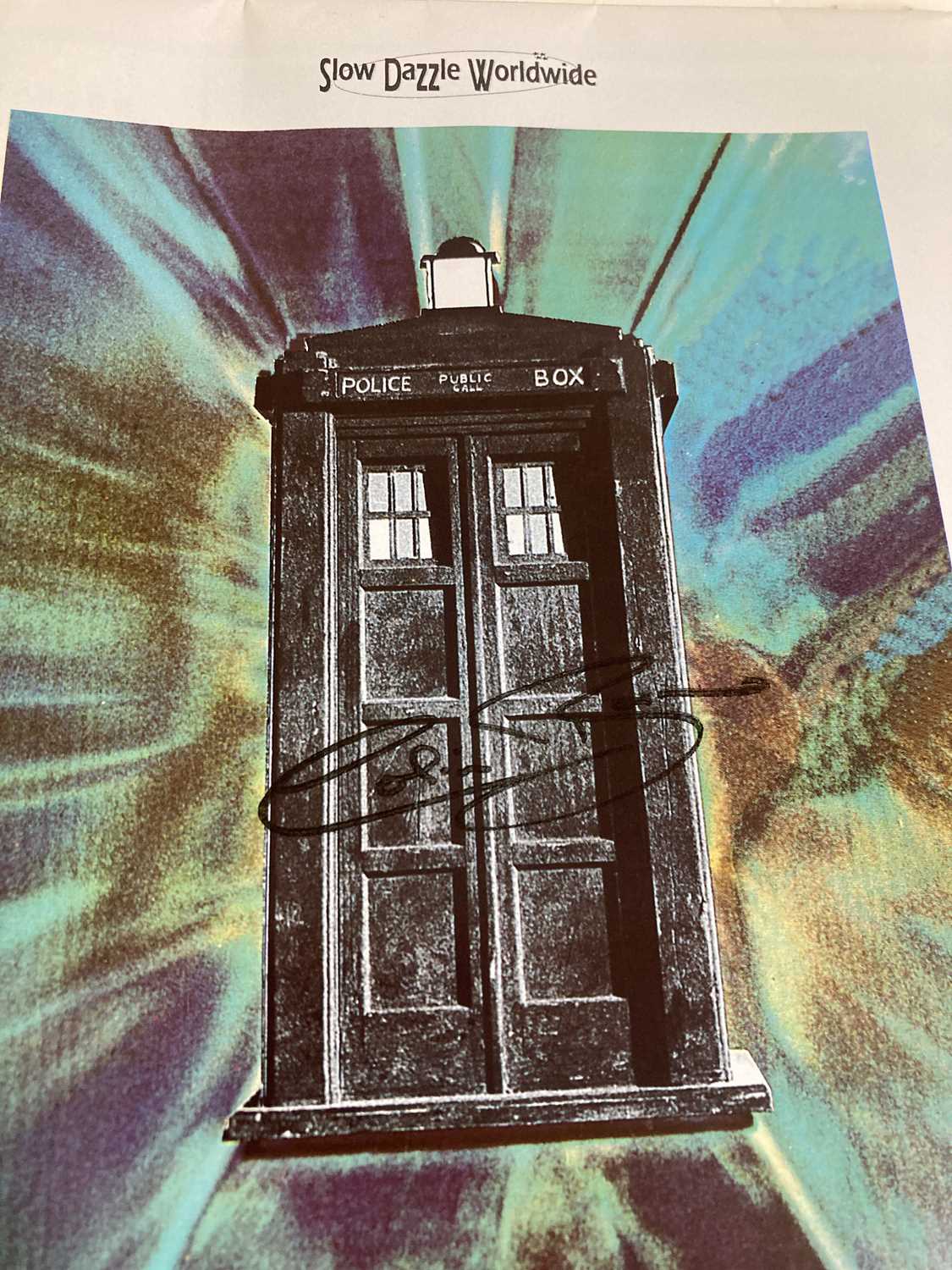 Lot 233 - DOCTOR WHO SIGNED BAKER COVER.