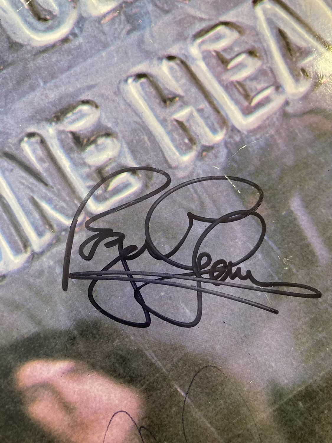 Lot 132 - DEEP PURPLE MACHINE HEAD SIGNED.