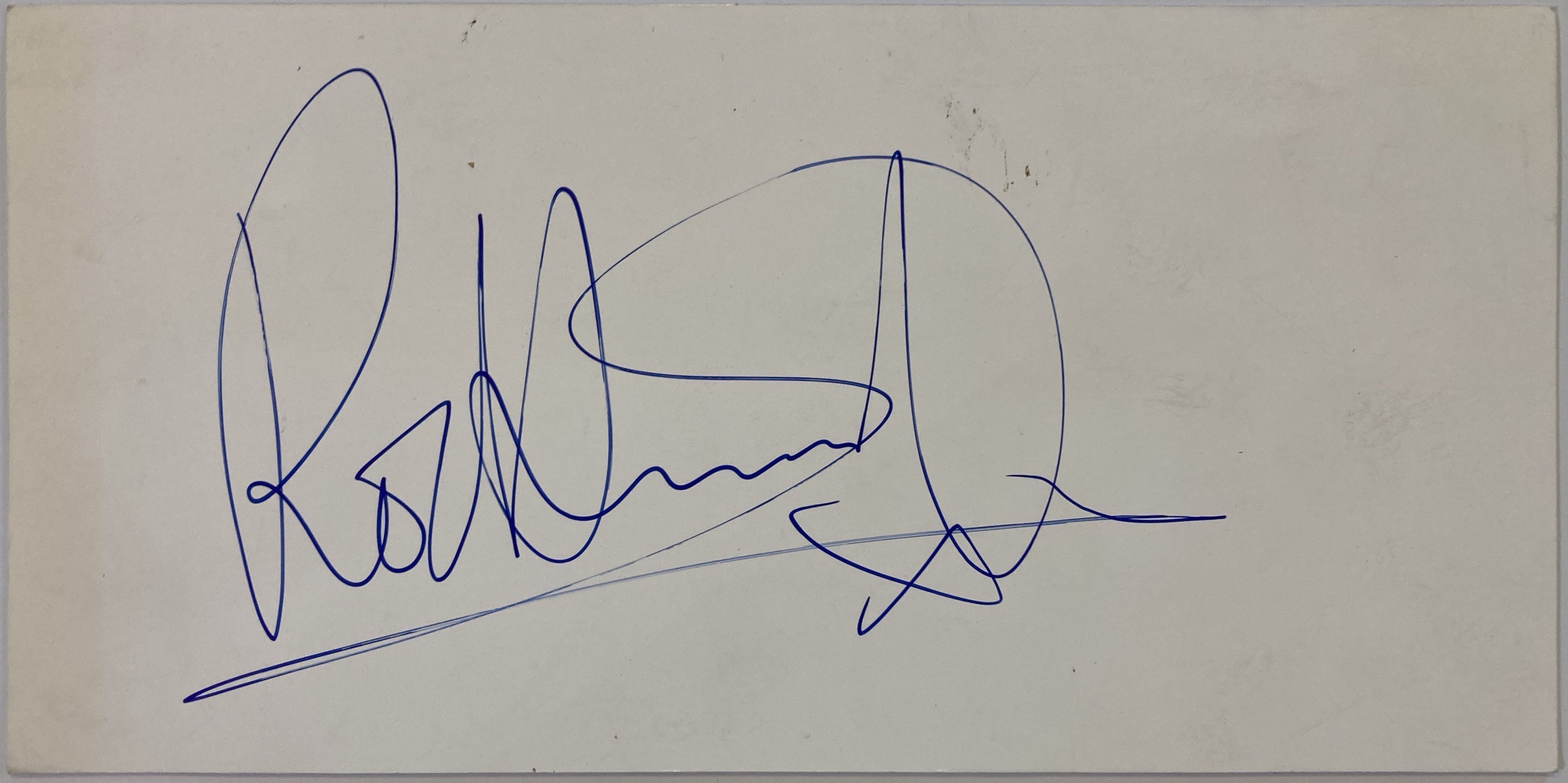 Lot 370 - ROD STEWART AUTOGRAPH.