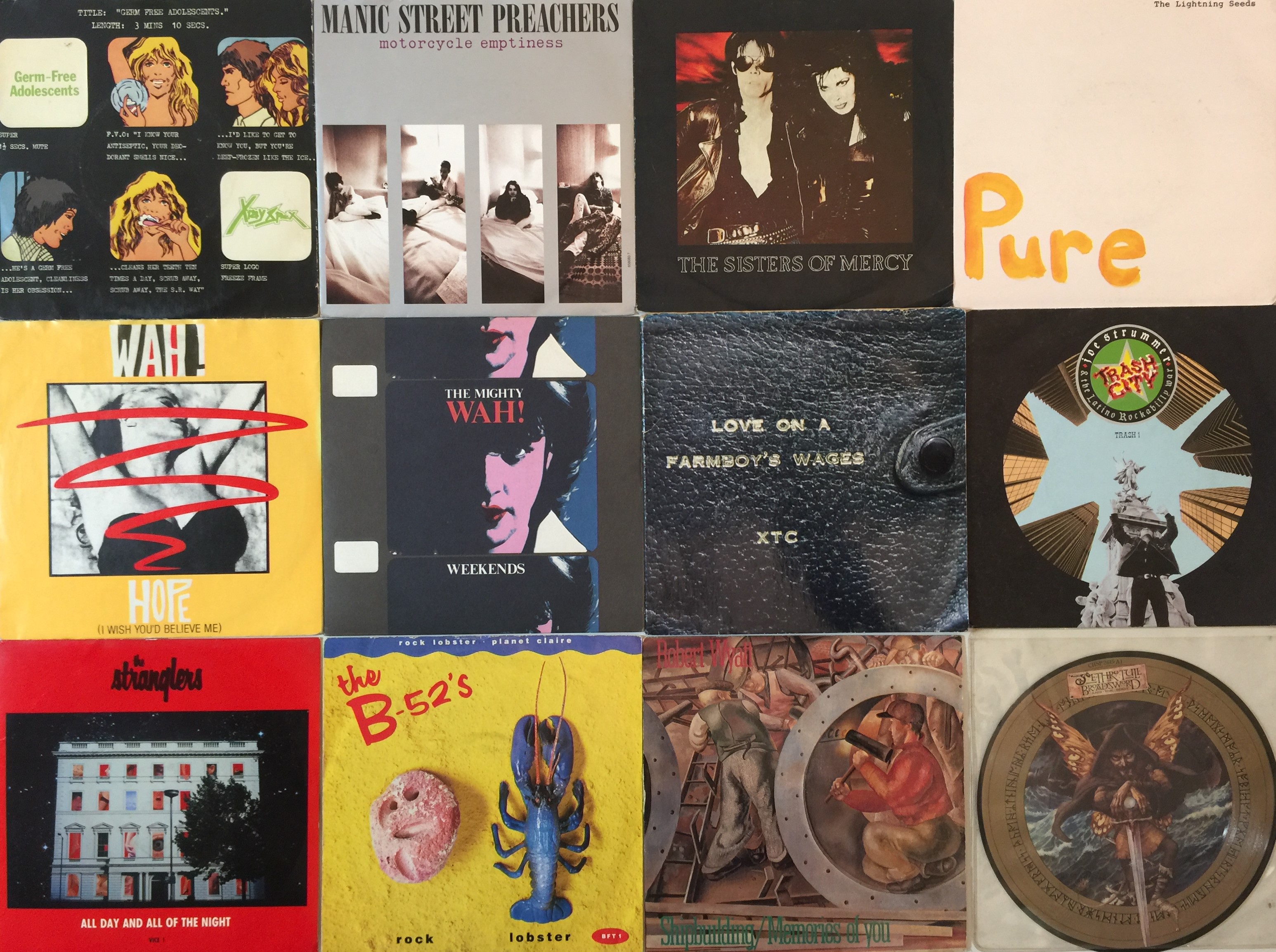 Lot 797 - ALT/ PUNK/ INDIE/ WAVE/ HIP HOP/ ROCK - 7"