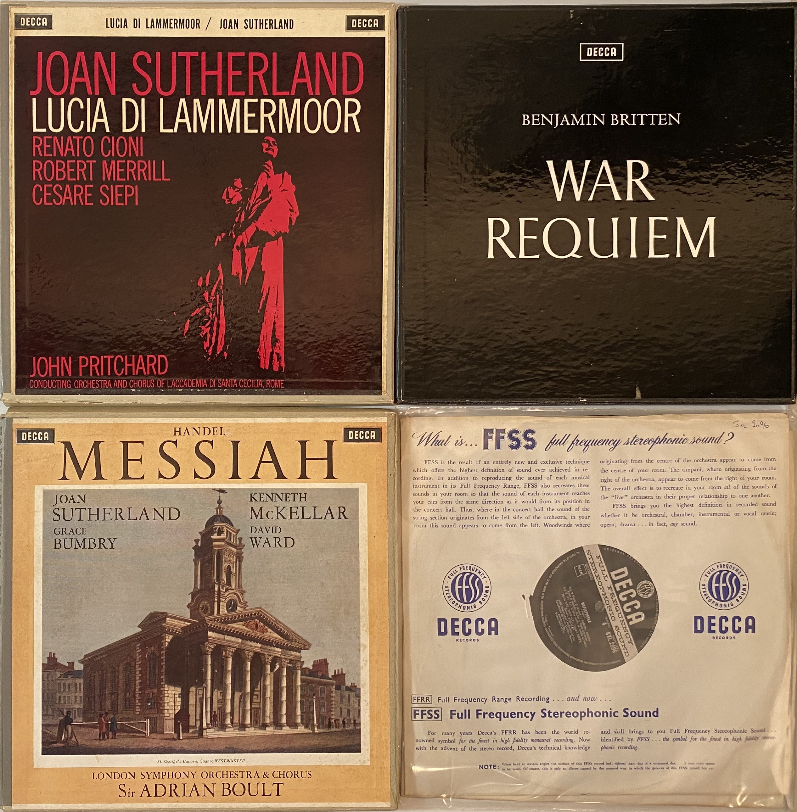 Lot 1007 - DECCA/ COLUMBIA - CLASSICAL LP BOX SETS