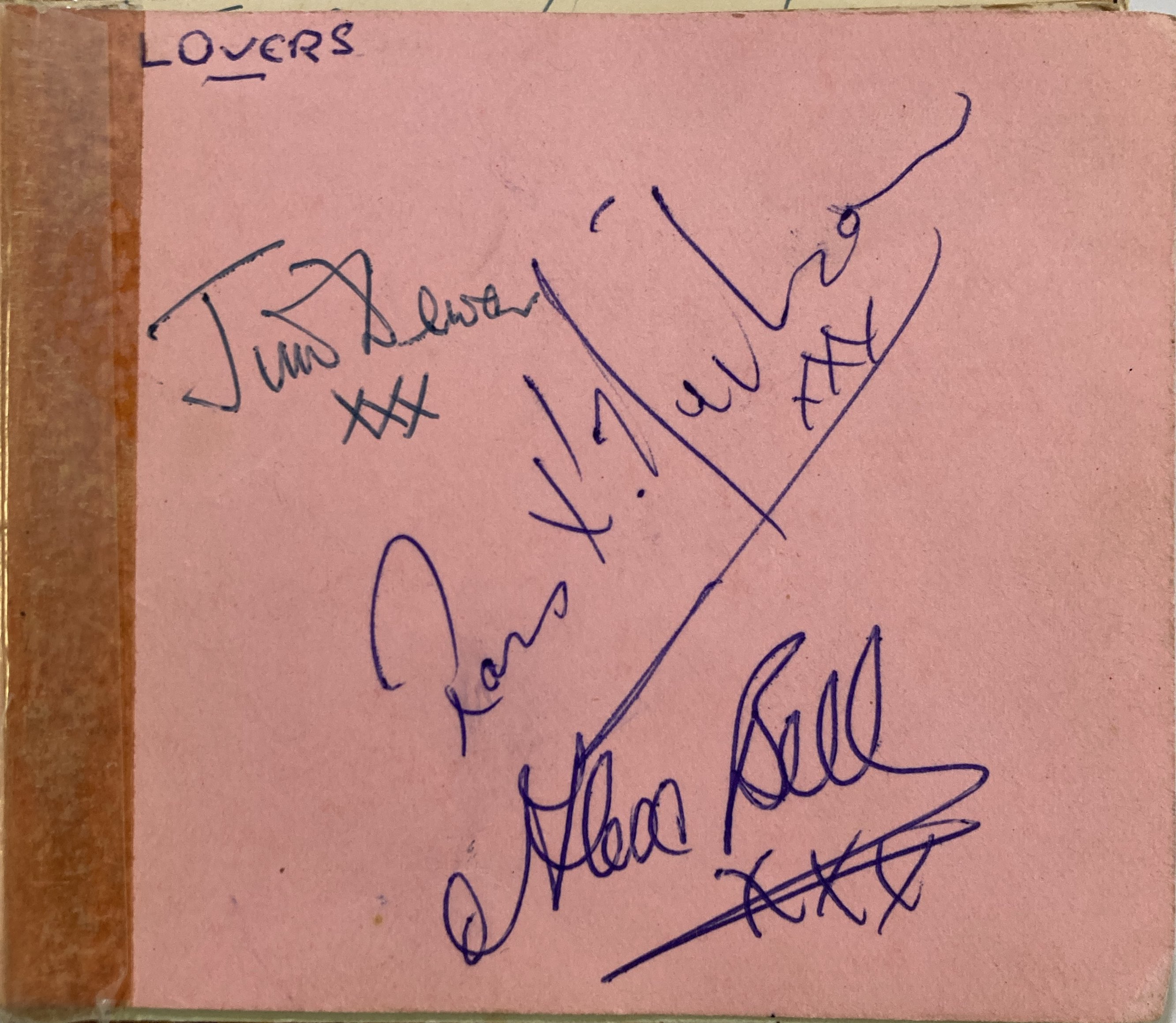 Lot 140 - AUTOGRAPH BOOK WITH 1960S STARS - THE WHO