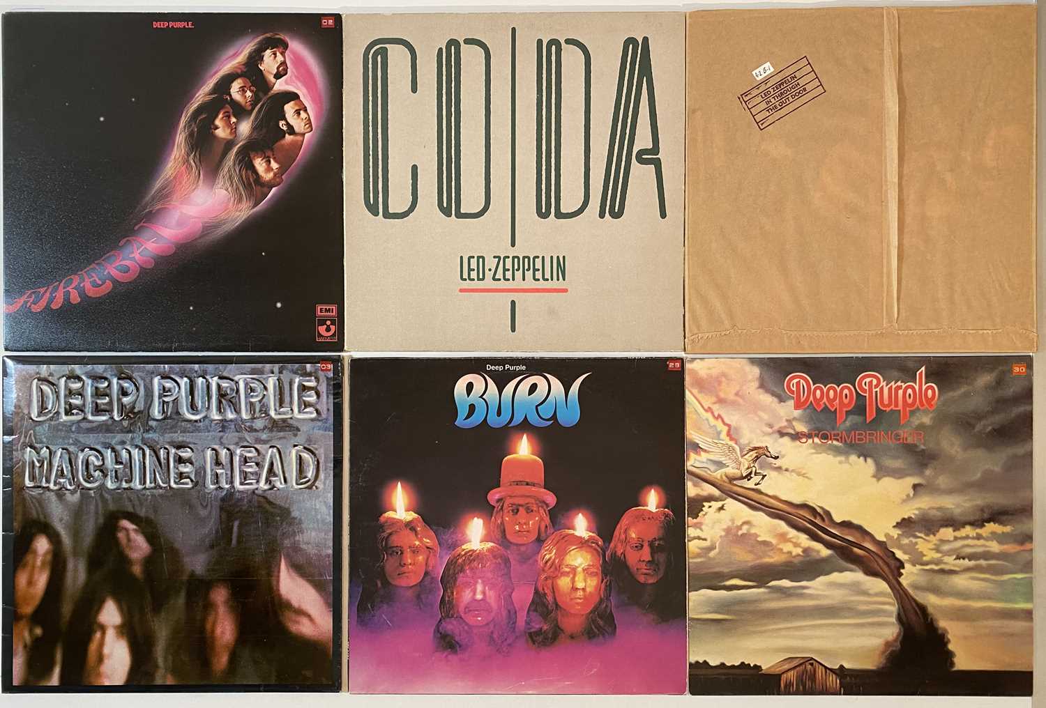 Lot 837 - BLACK SABBATH/ LED ZEPPELIN/ DEEP PURPLE