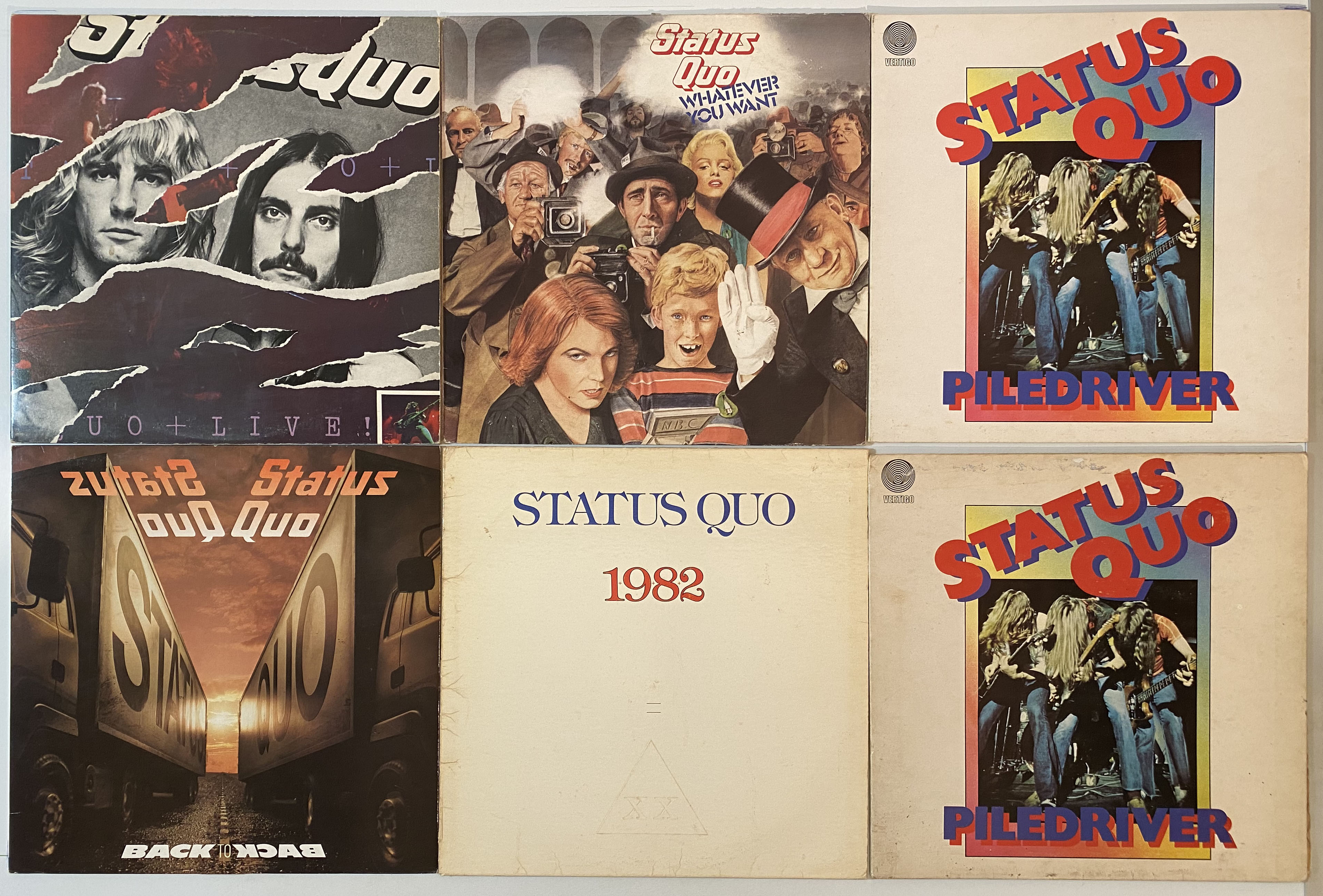 Lot 839 - STATUS QUO - LP COLLECTION