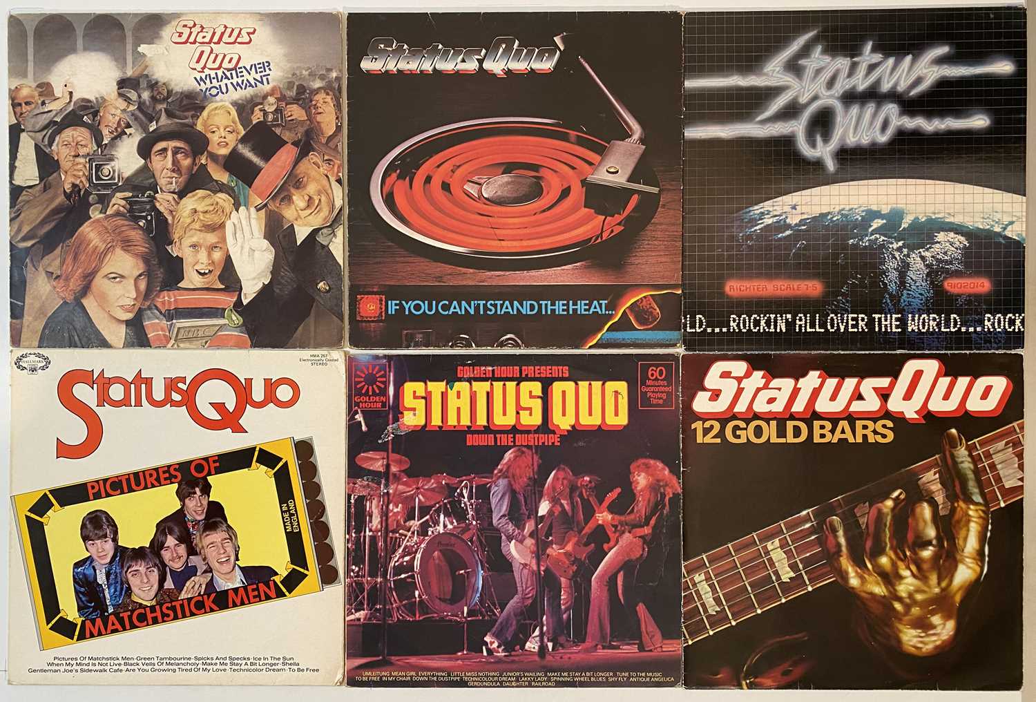 Lot 839 - STATUS QUO - LP COLLECTION
