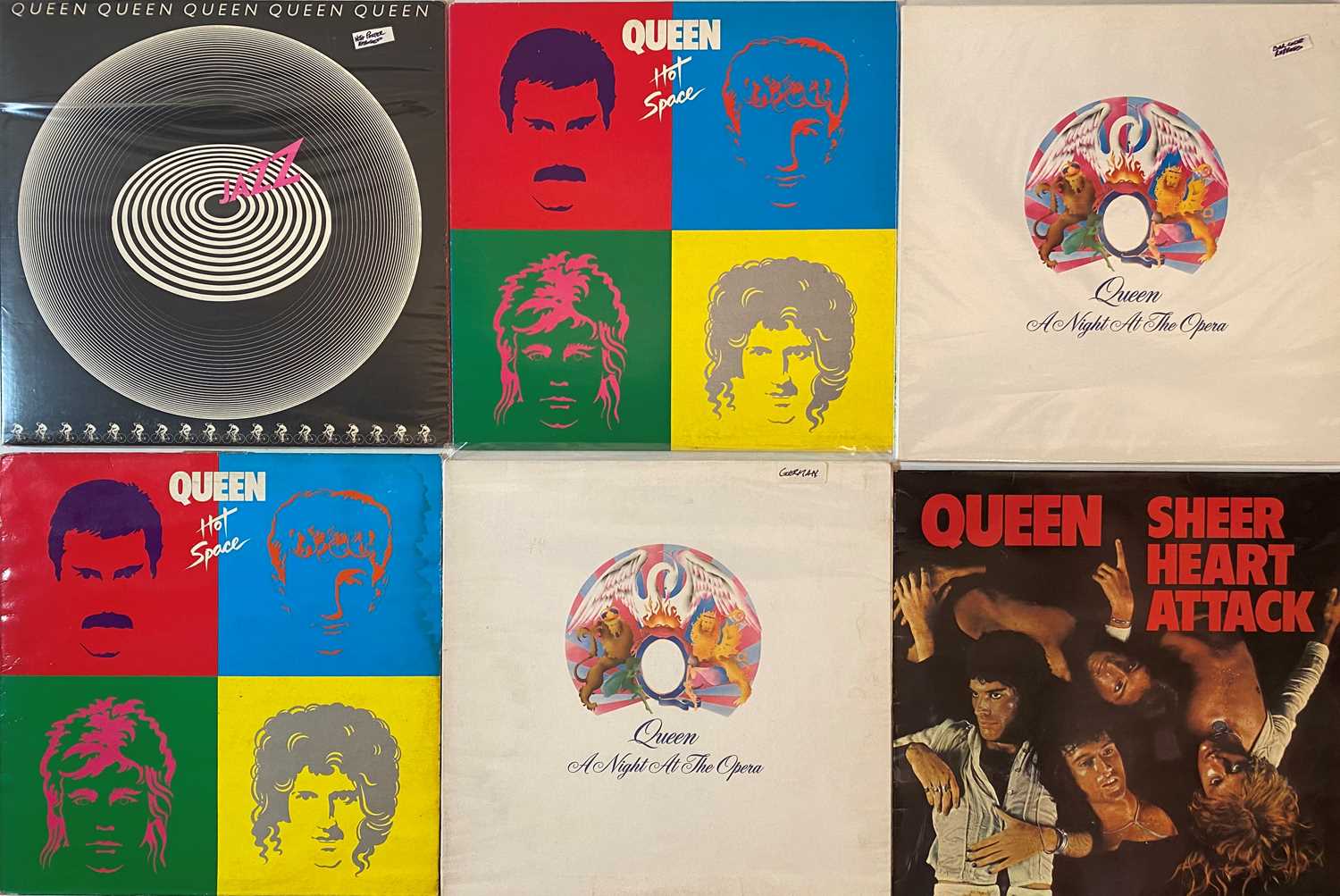 Lot 841 - QUEEN AND RELATED - LPs